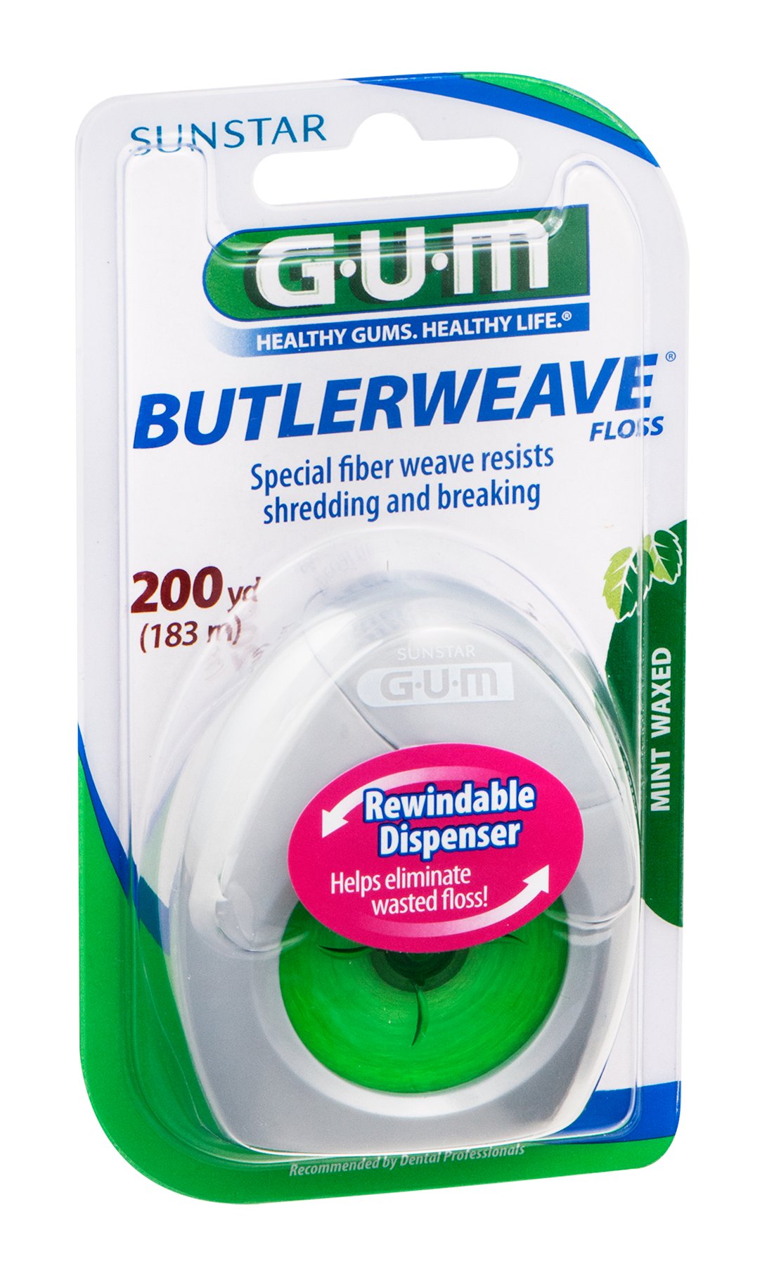 Gum Butterweave Floss Mint Waxed - Shop Floss at H-E-B