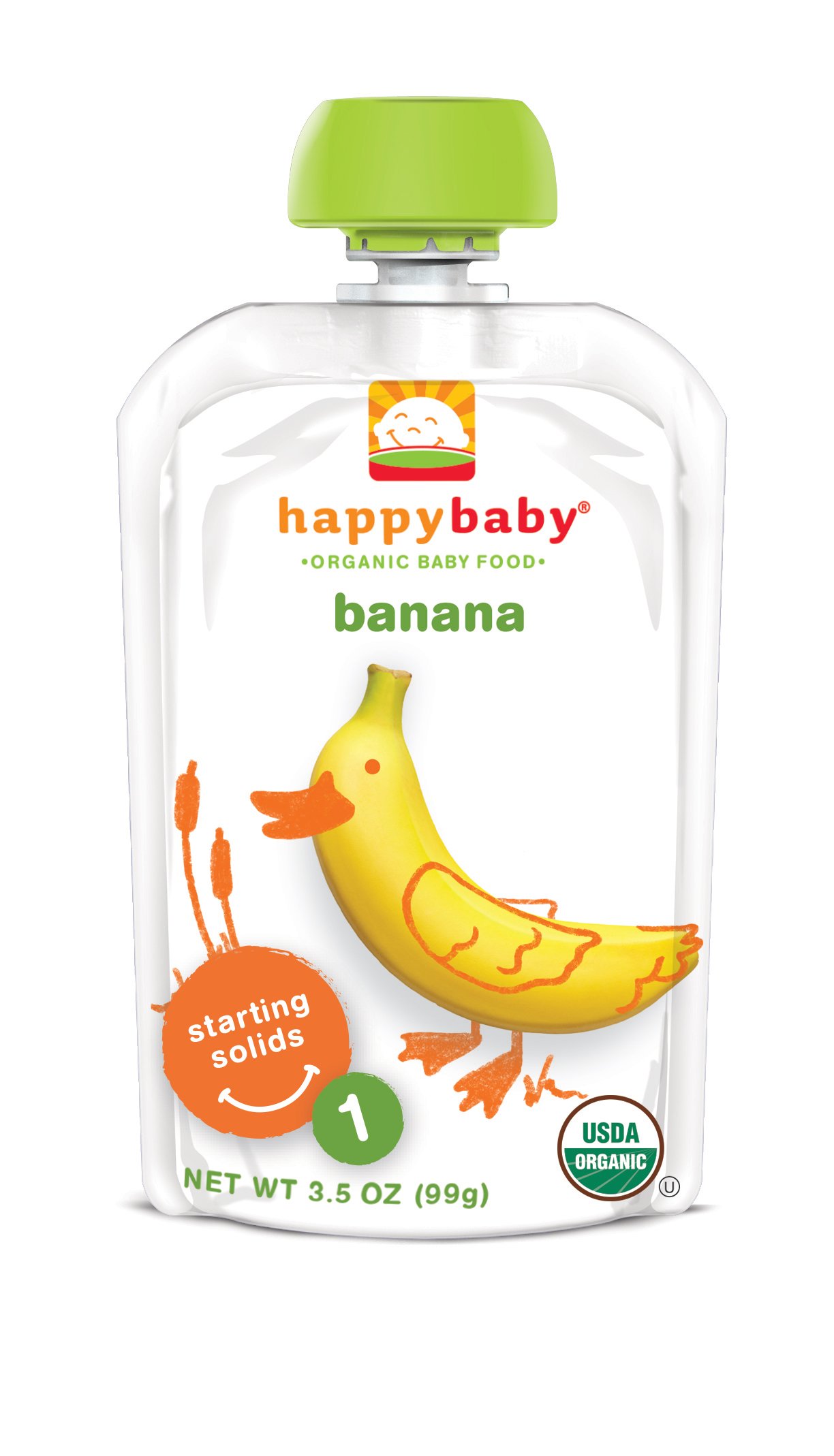 Happy Baby Stage 1 Banana Organic Baby Food - Shop Baby Food at H-E-B