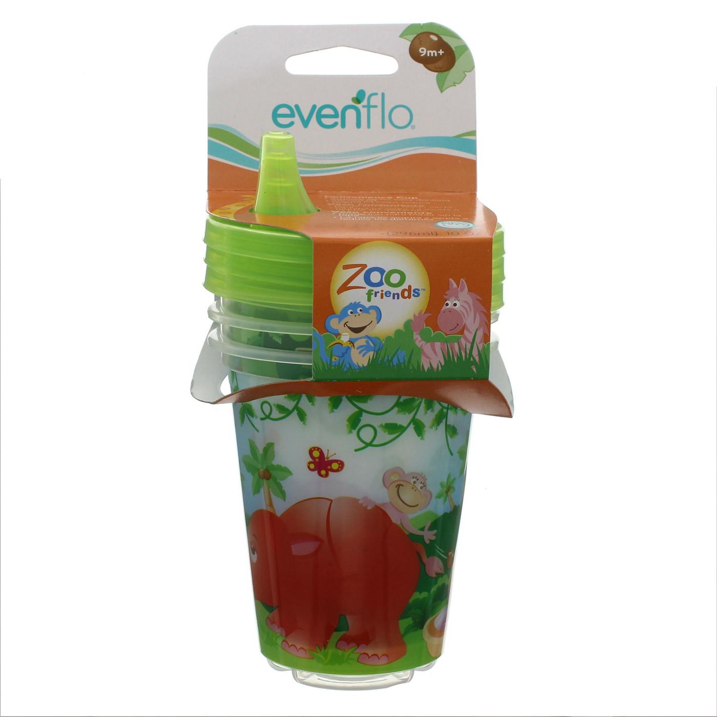 Evenflo Zoo Friends 10 OZ Sippy Cups, Assorted Colors - Shop Cups at H-E-B