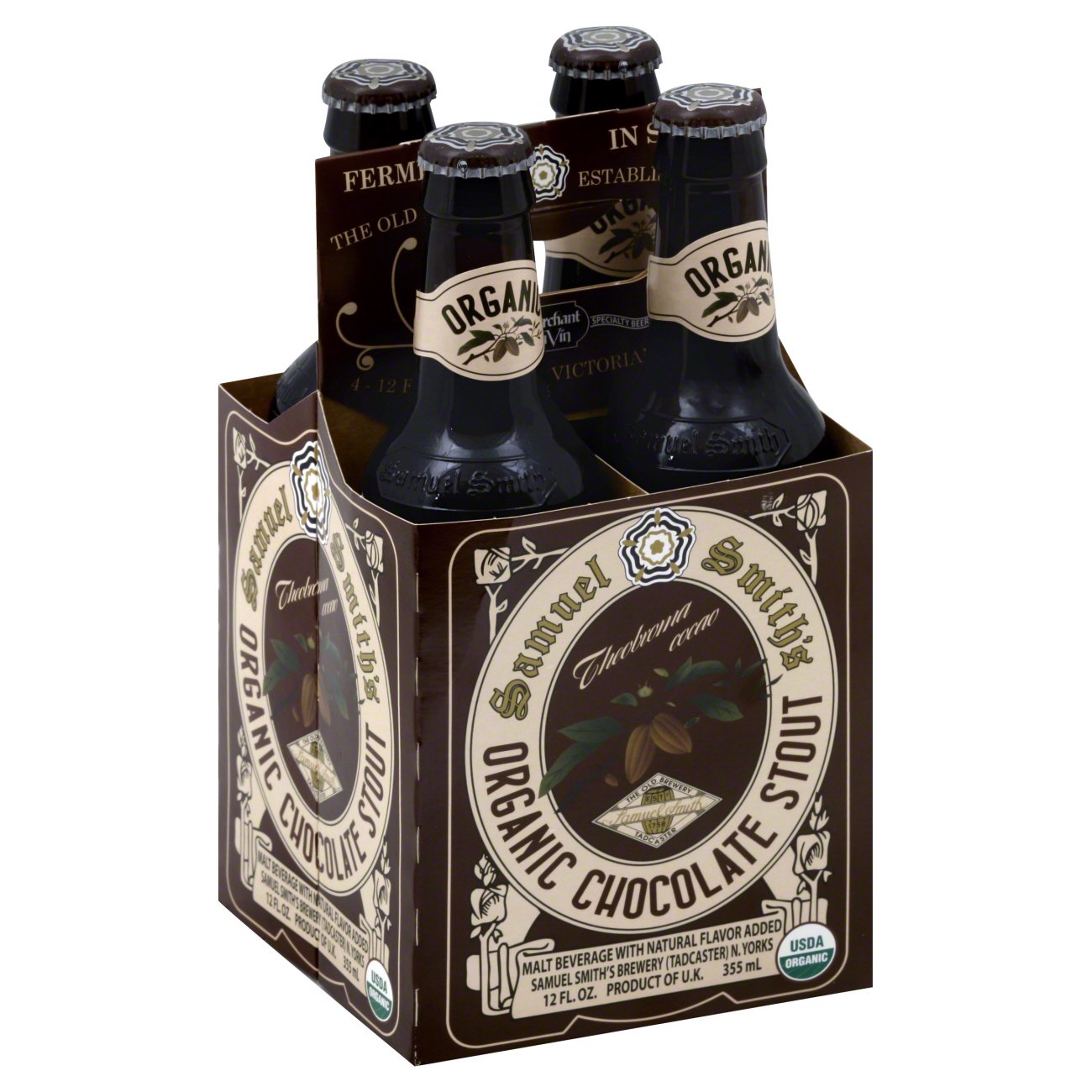 Samuel Smith Organic Chocolate Stout Beer 4 pk Bottles - Shop Beer at H-E-B