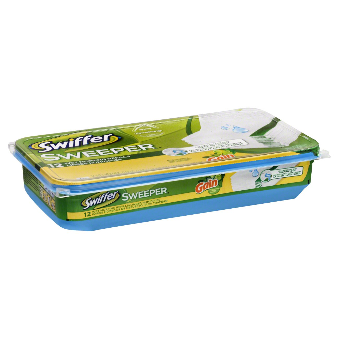 Swiffer Sweeper Gain Original Fresh Scent Wet Cloths Refills - Shop ...