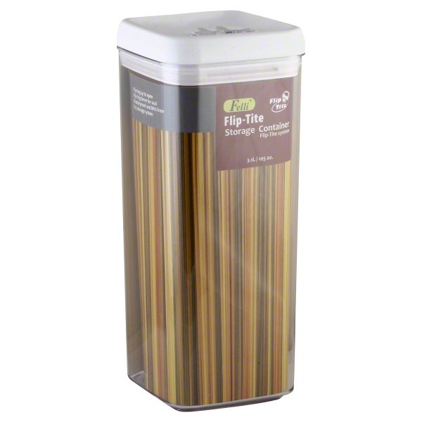 Felli Flip-Tite 105oz Acrylic Square Canister - Shop Kitchen & Dining ...