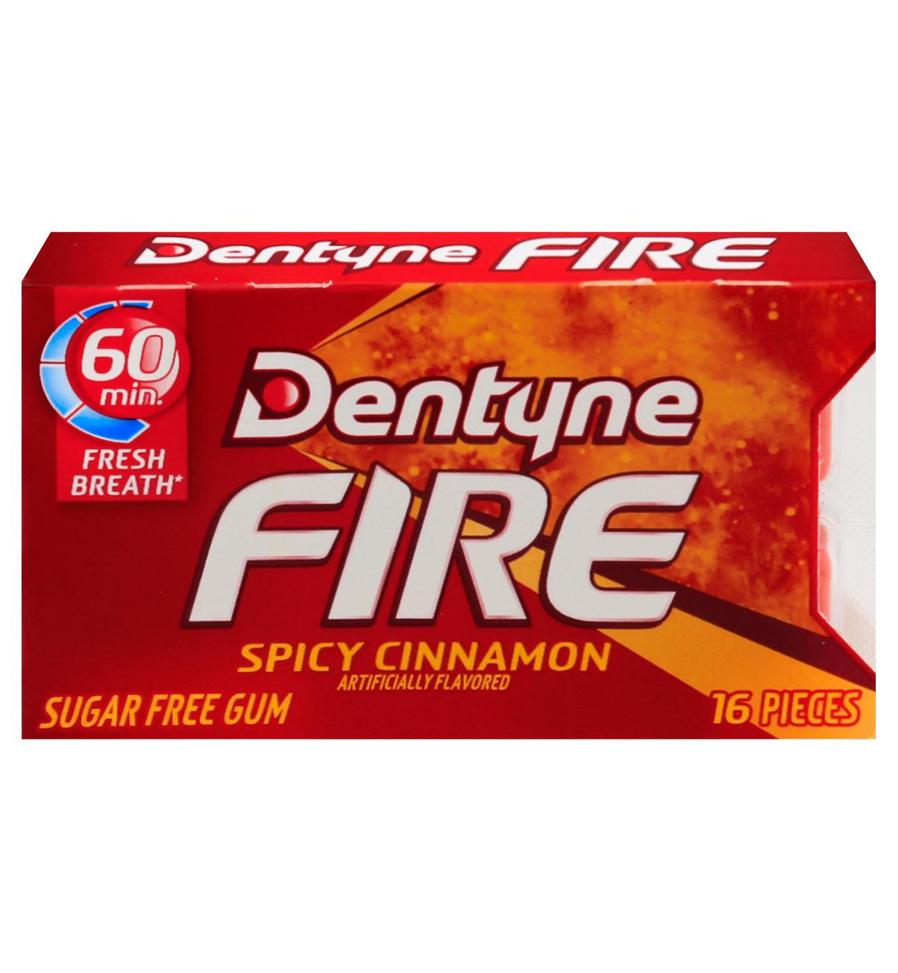 Dentyne Fire Spicy Cinnamon Flavor Sugar Free Gum Shop Candy At H E B