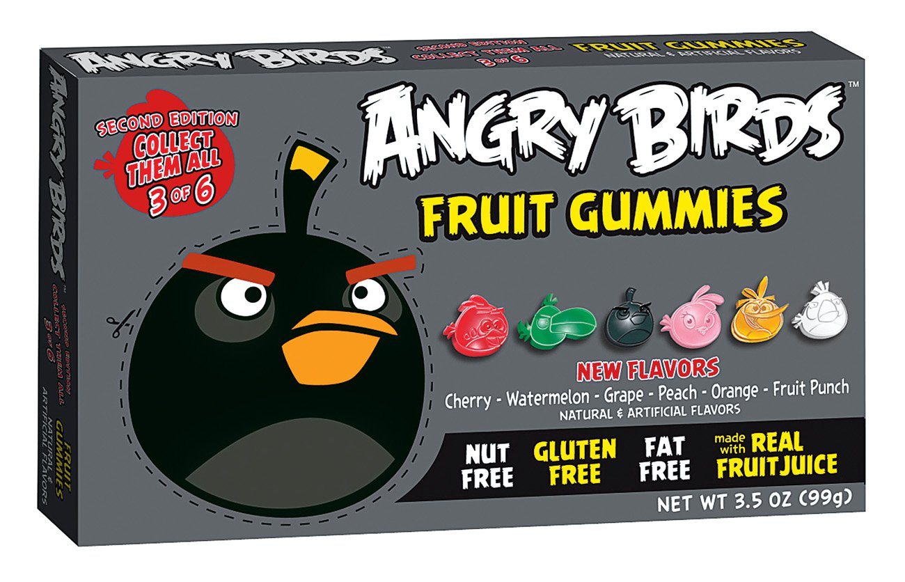 Angry Birds 2nd Edition Black Bird Fruit Gummies - Shop Candy at H-E-B