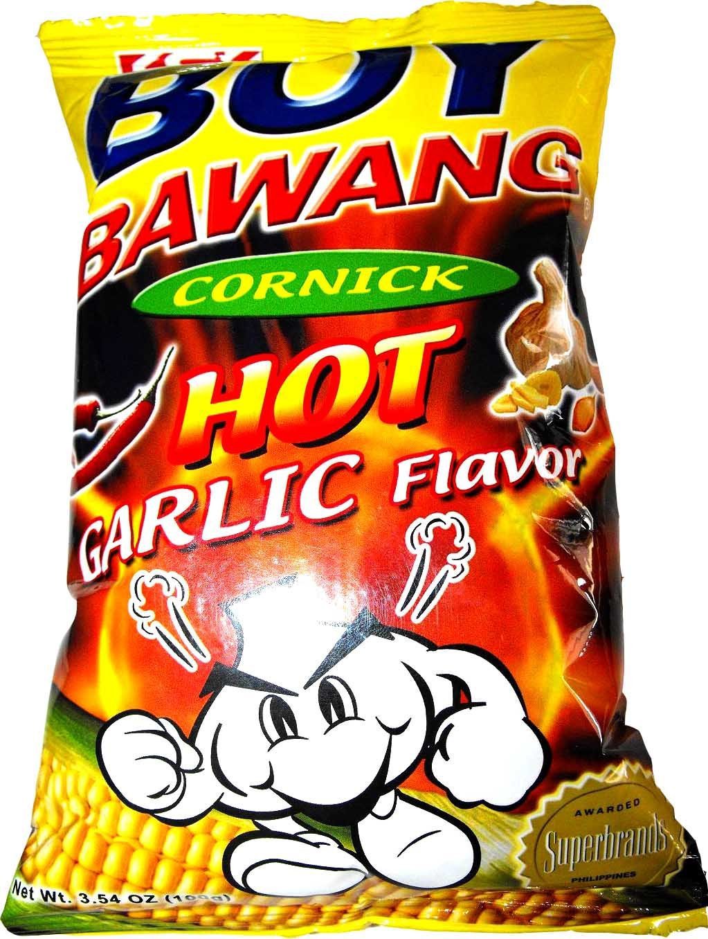 Boy Bawang Hot Garlic Flavor Cornick - Shop Chips at H-E-B