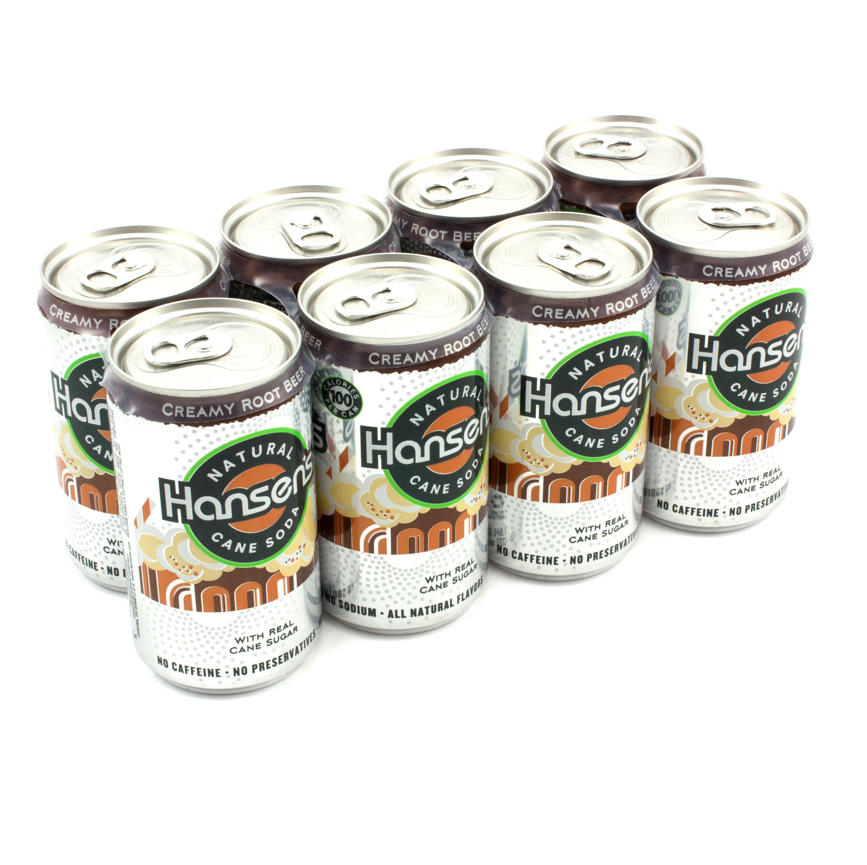 Hansen's Root Beer Soda 8 PK - Shop Soda at H-E-B