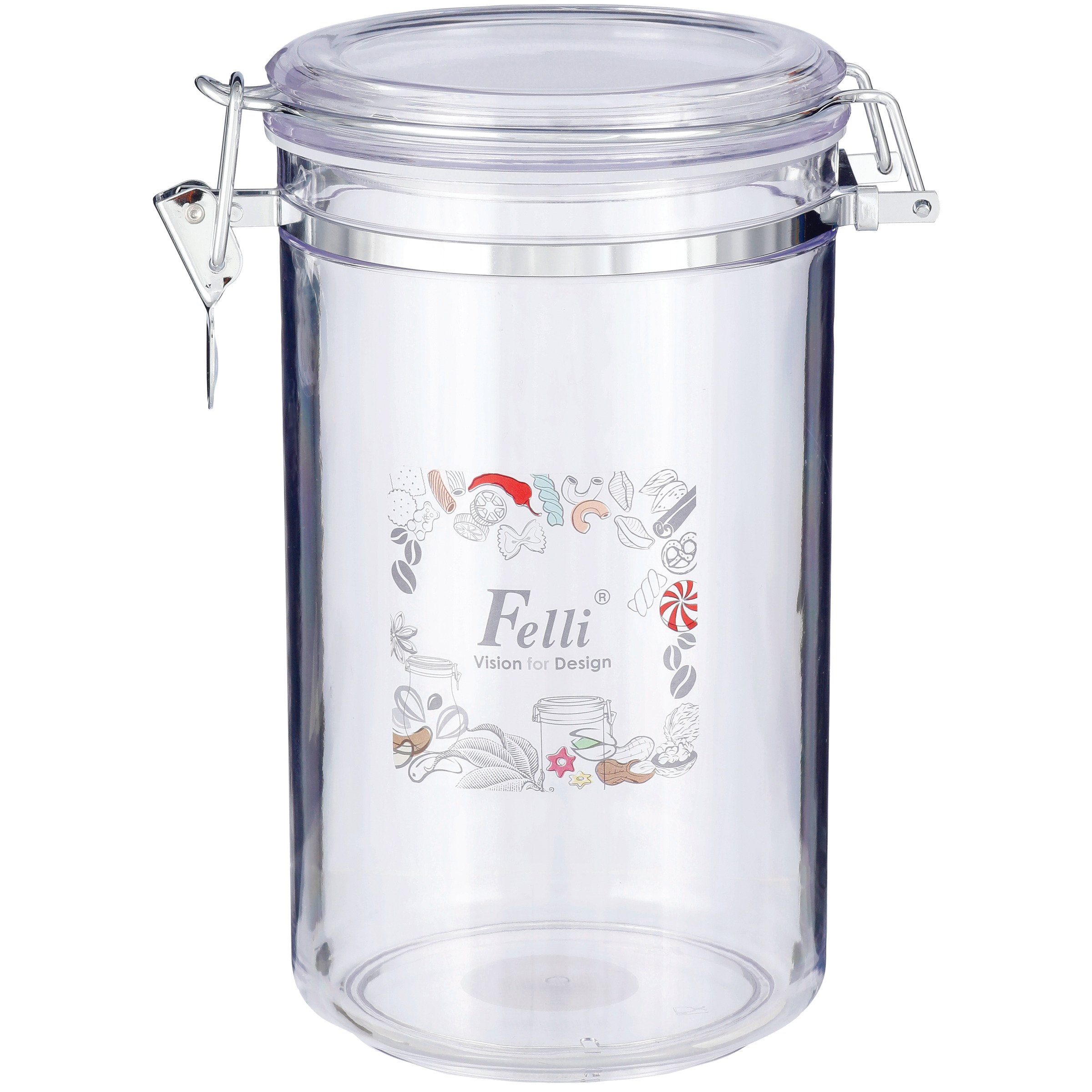 Felli Classic Grace Style Acrylic Storage Canister - Shop Food storage ...