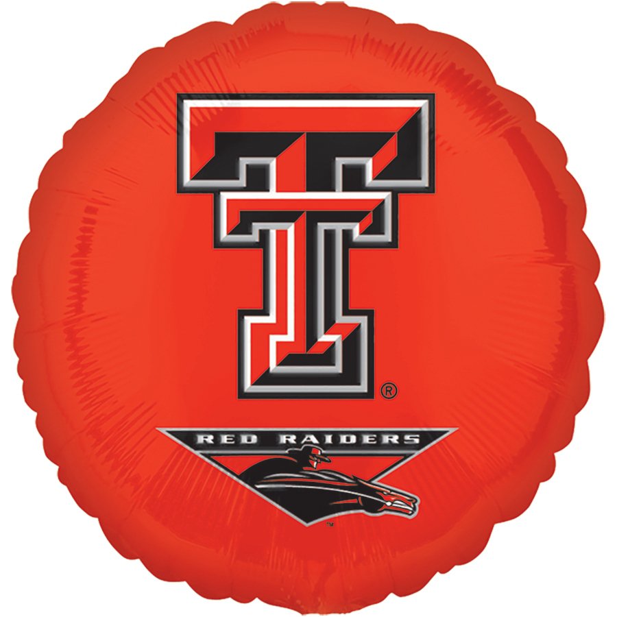 Collegiate 18 Inch Texas Tech University Foil Balloon - Shop Balloons ...