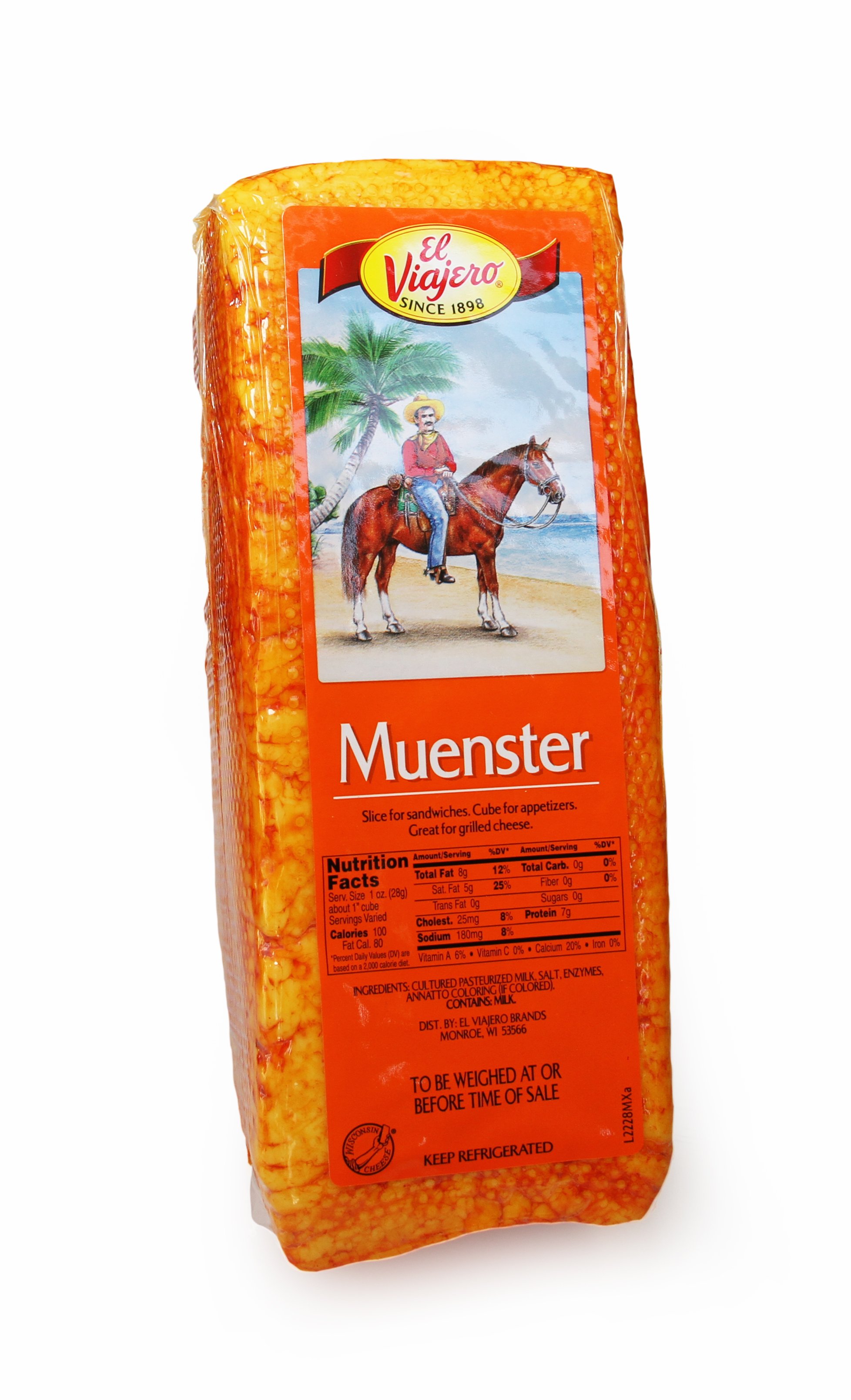 El Viajero Muenster Cheese, Custom Sliced - Shop Cheese at H-E-B