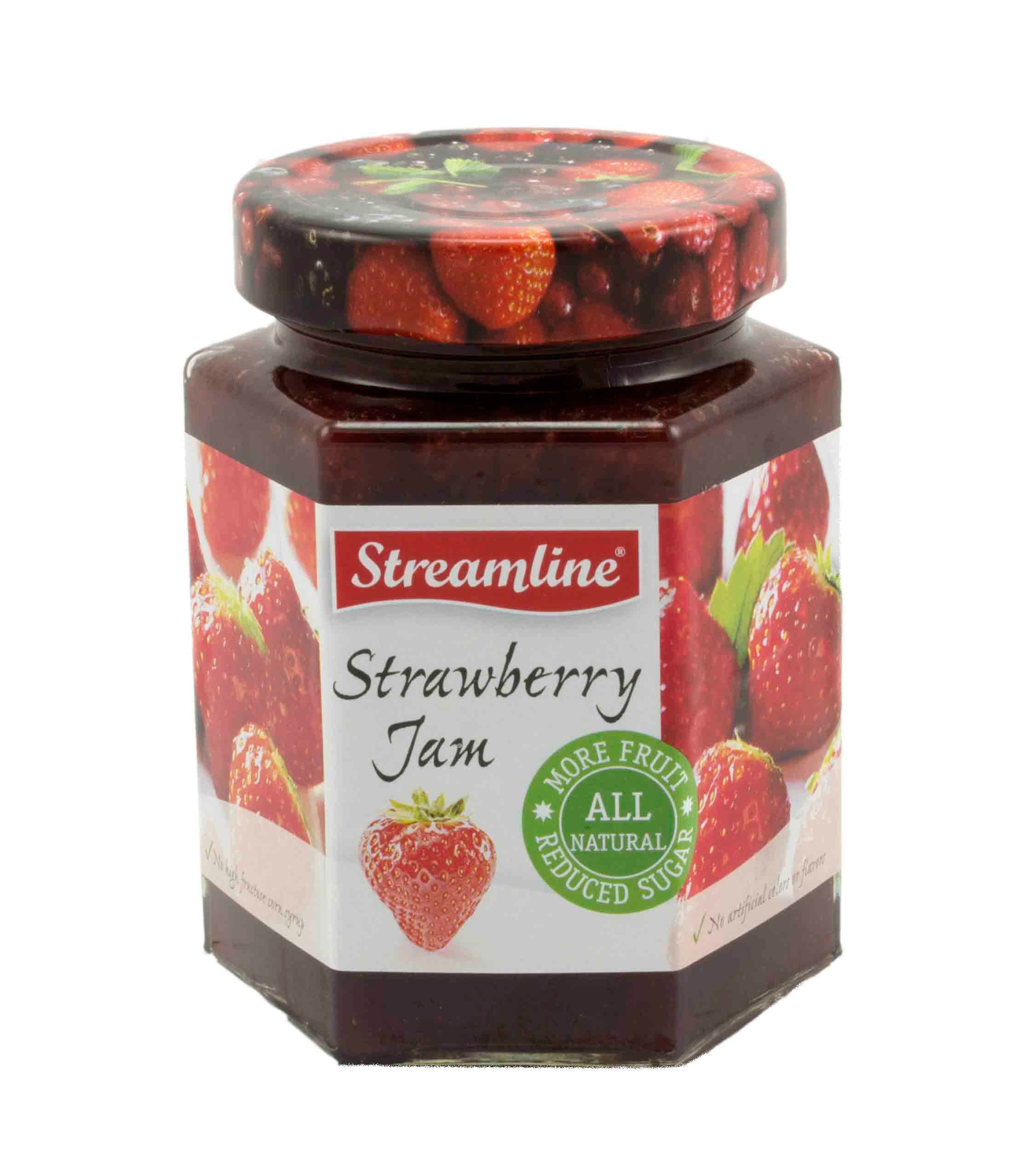 StreamLine Reduced Sugar All Natural Strawberry Jam - Shop Jelly & Jam ...