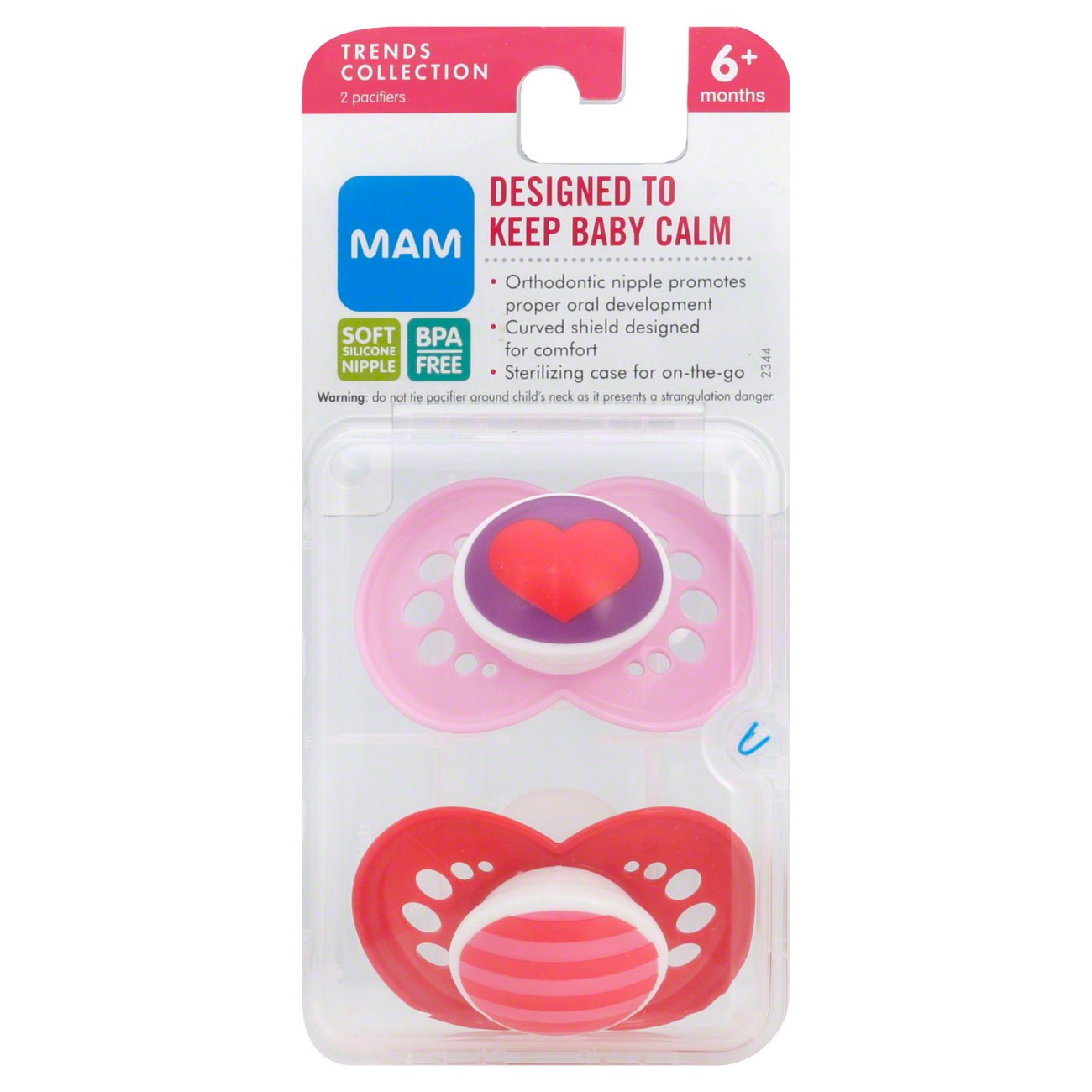 MAM Orthodontic Trends Pacifiers (6+ Months), Colors May Vary - Shop ...