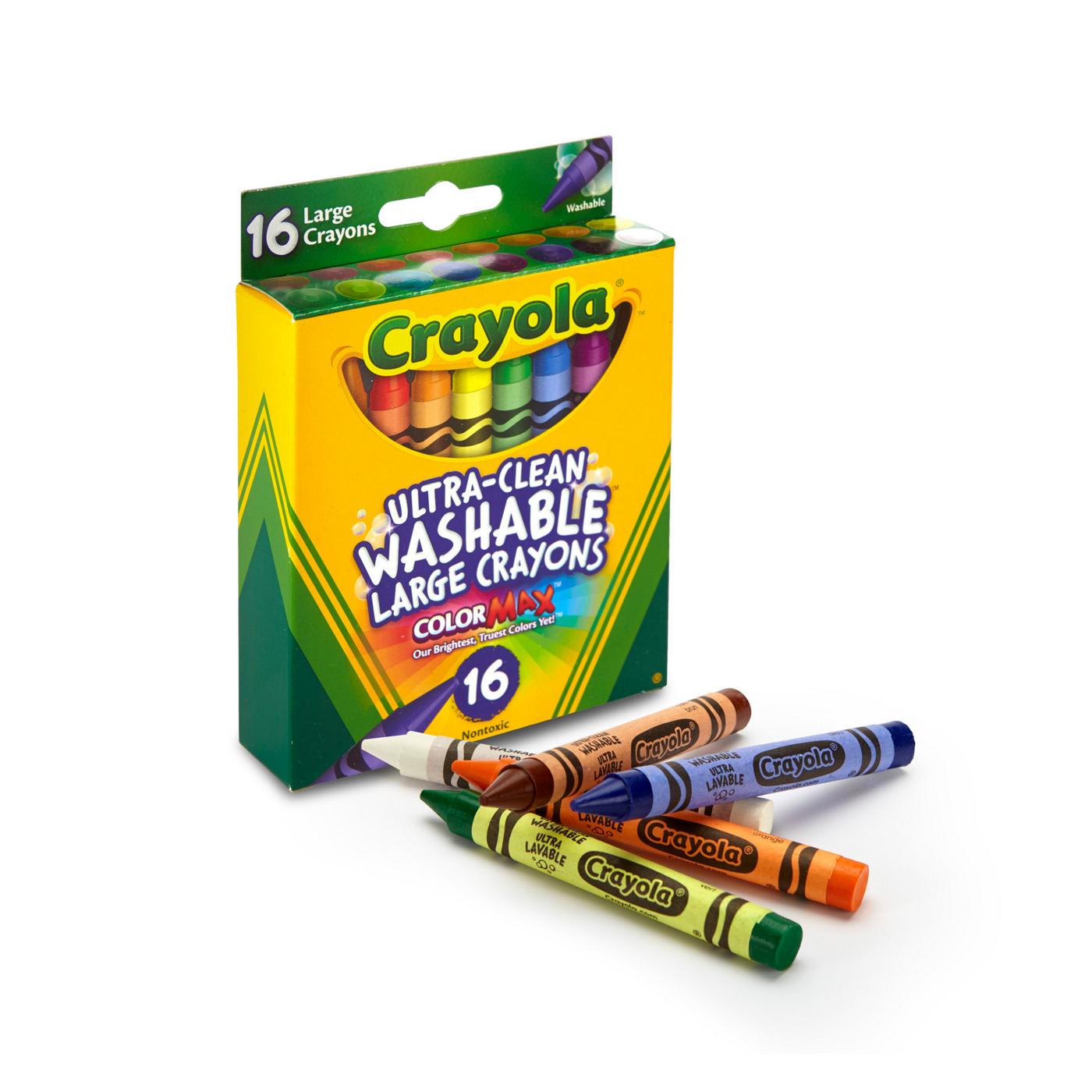 Crayola Ultra Clean Washable Color Max Large Crayons - Shop Crayons at ...
