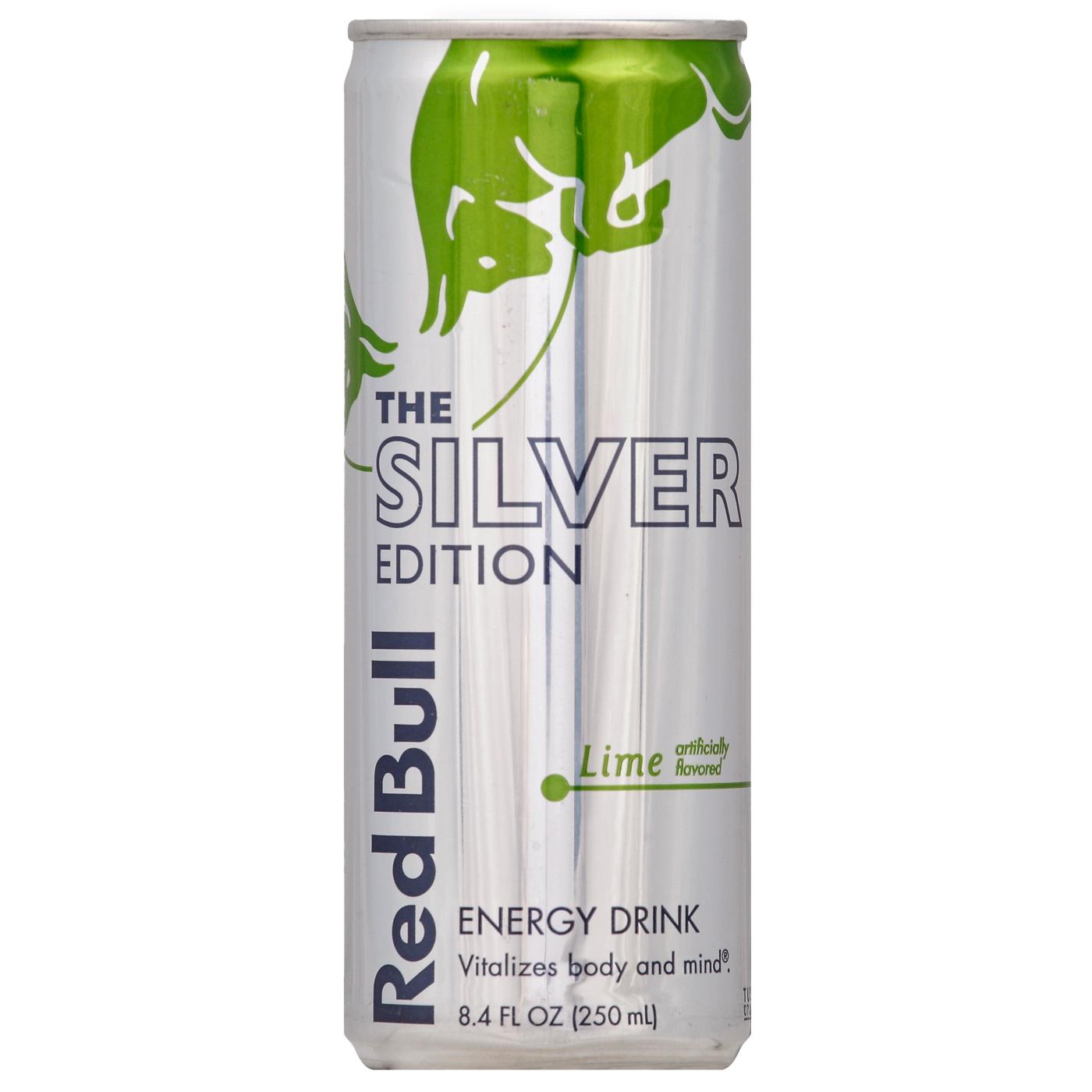Red Bull Silver Edition Energy Drink - Lime - Shop Sports & energy ...