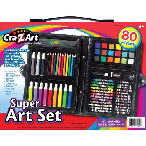 Cra-Z-Art 80 Piece Super Art Set - Shop Kits at H-E-B