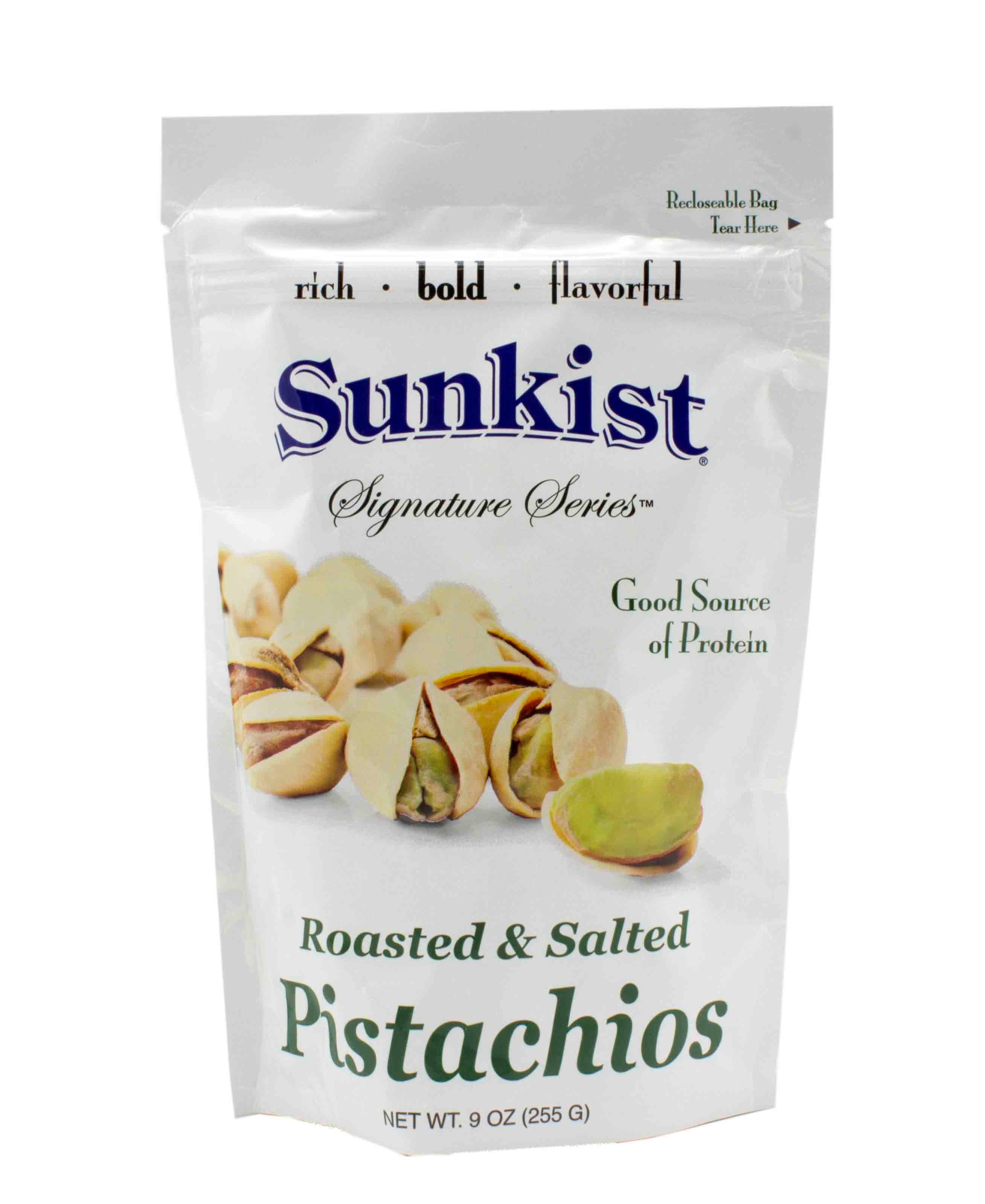 Sunkist Signature Series Roasted and Salted Pistachios - Shop Nuts ...