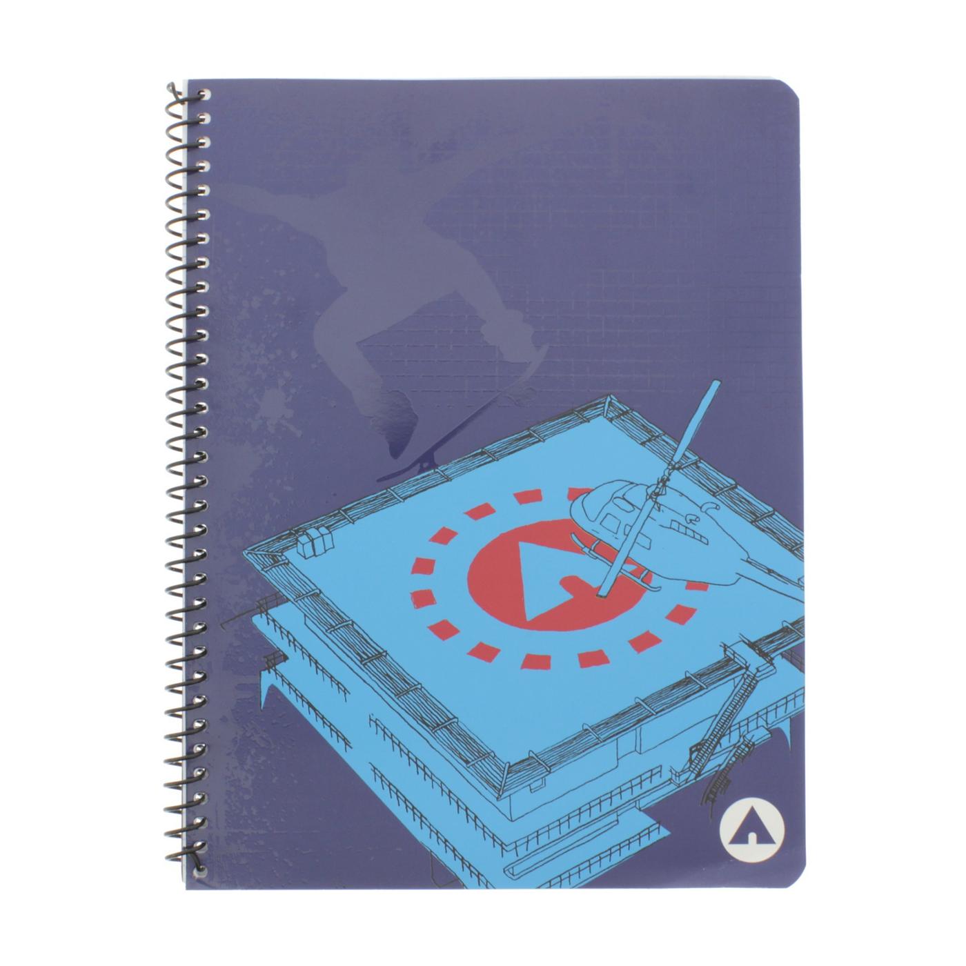Top Flight Air Tricks 1 Subject Spiral Notebook, Colors & Designs May ...