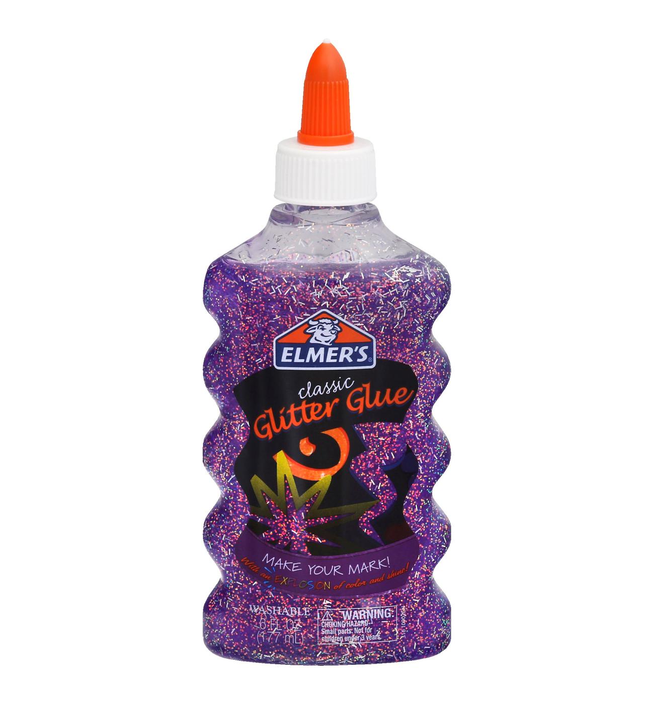 Elmer's Classic Washable Glitter Glue, Assorted - Shop Glue at H-E-B