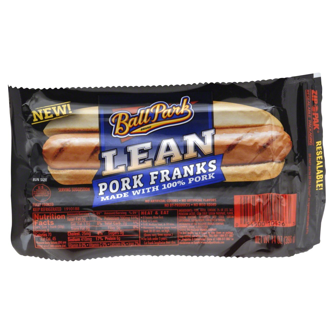 Ball Park Lean Bun Size Pork Franks - Shop Meat at H-E-B