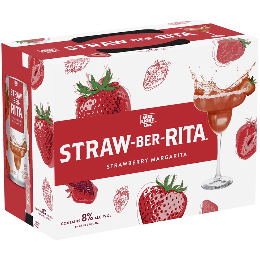 Bud Light Lime Straw-Ber-Rita 12 pk Cans - Shop Malt beverages ...
