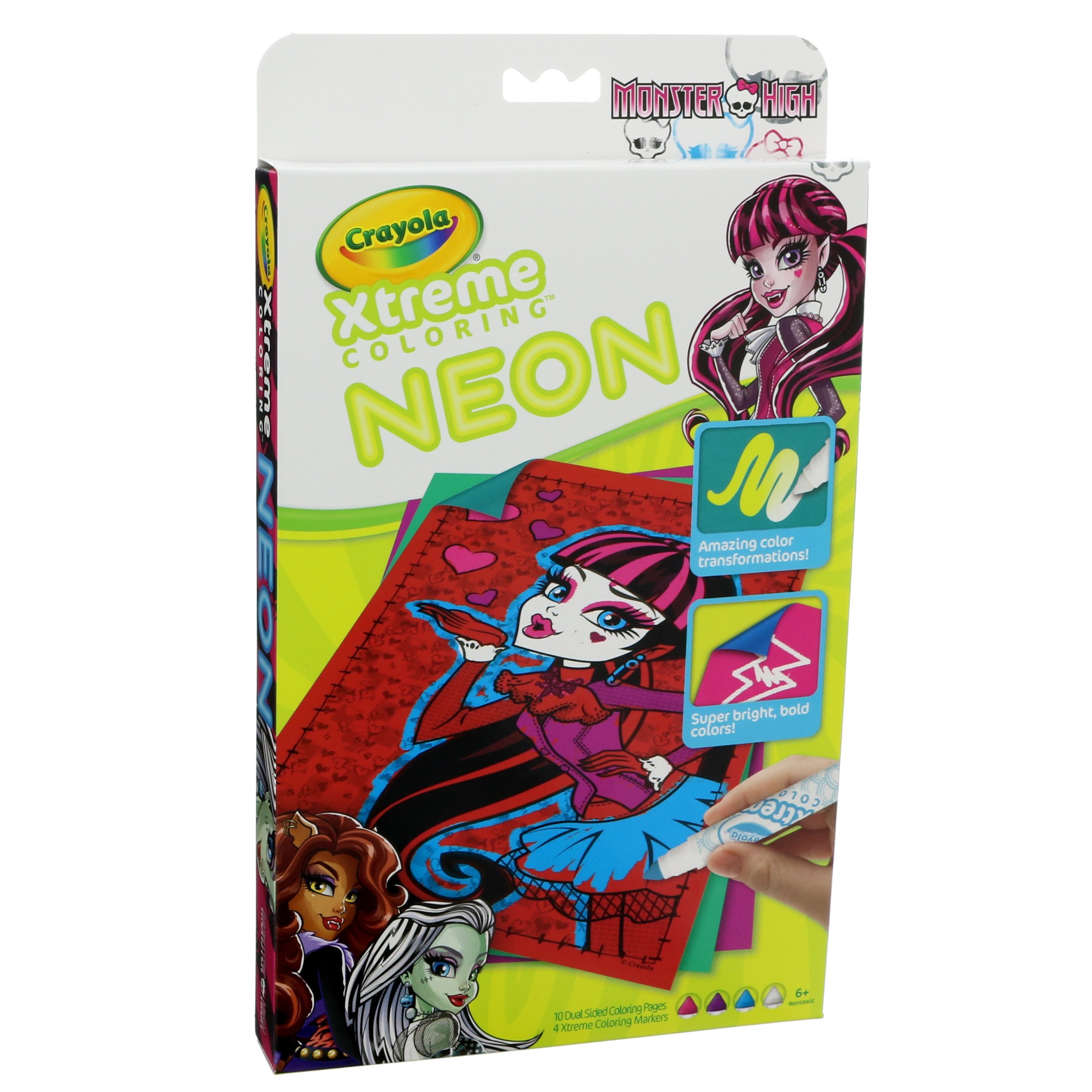 Crayola Neon Extreme Monster High Coloring Set - Shop Kits at H-E-B