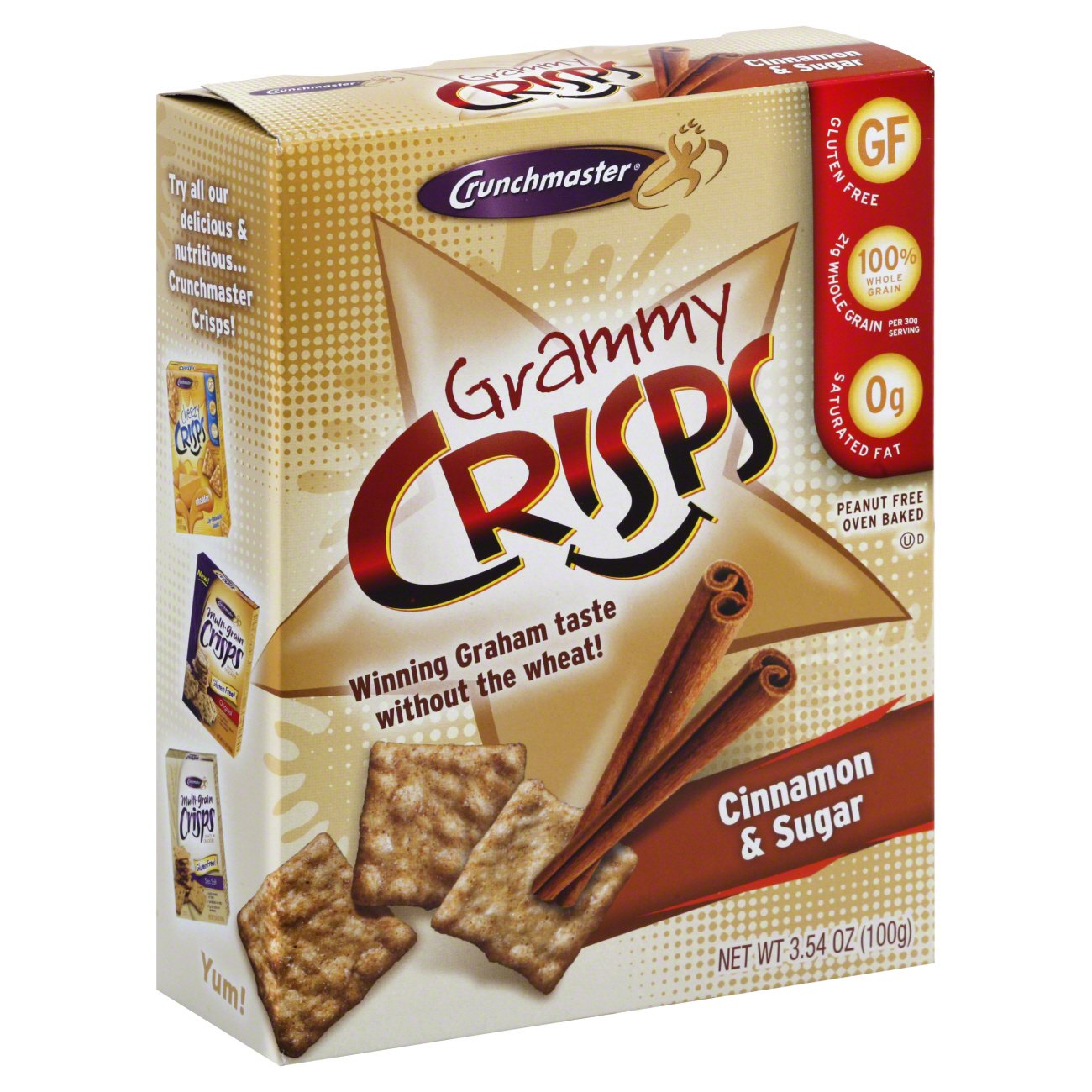 Crunchmaster Cinnamon And Sugar Grammy Crisps - Shop Snacks & Candy at ...