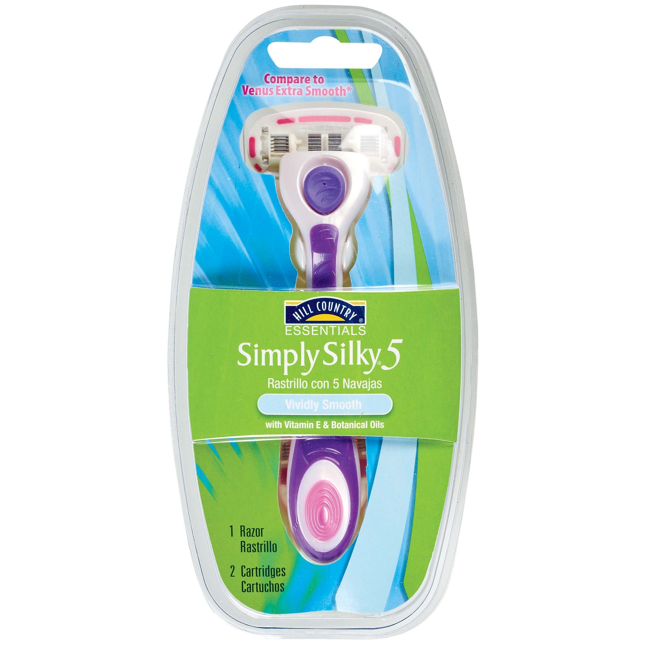 Hill Country Essentials Simply Silky 5 Vividly Smooth Razor - Shop ...