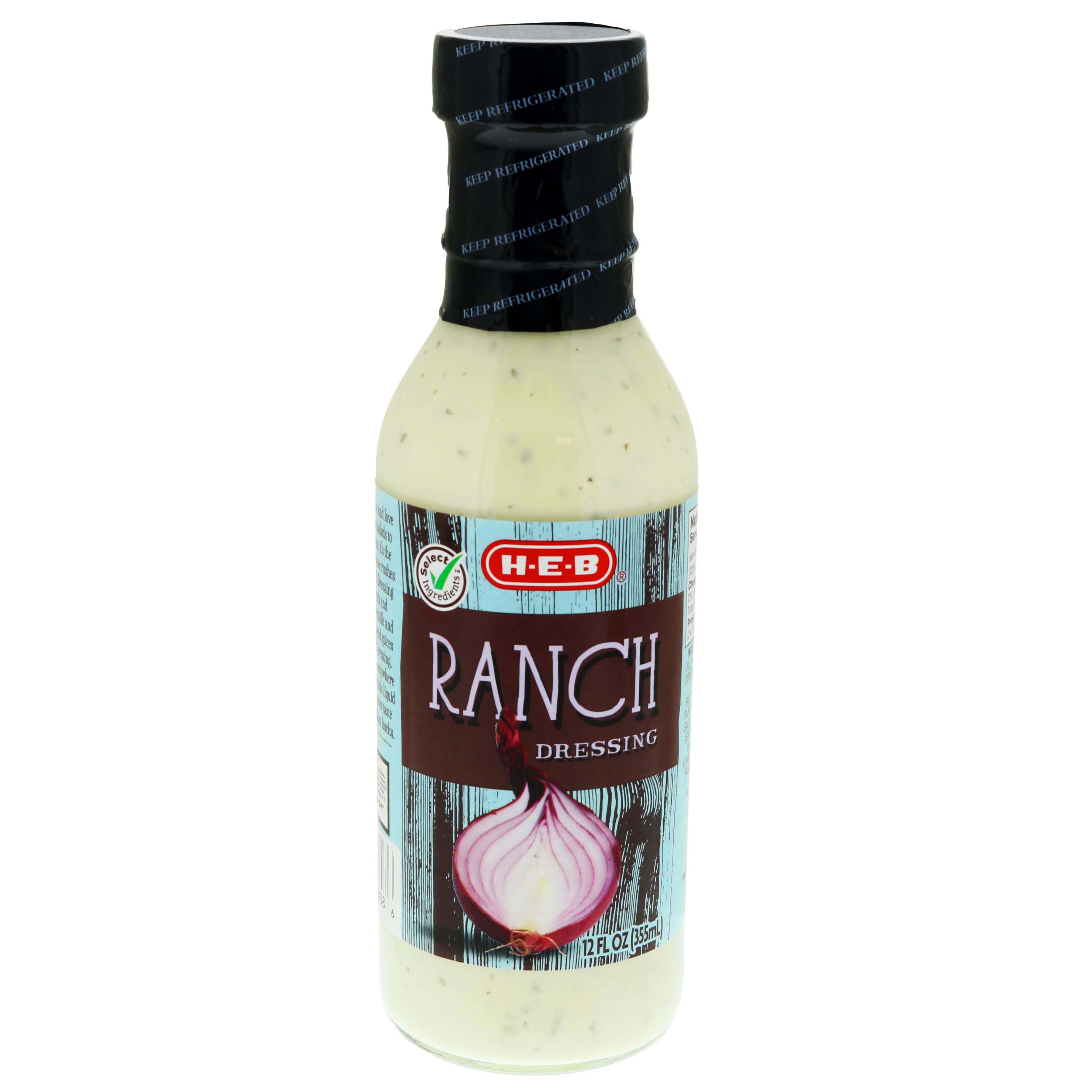 H-E-B Select Ingredients Ranch Dressing, 12 oz | Central Market ...