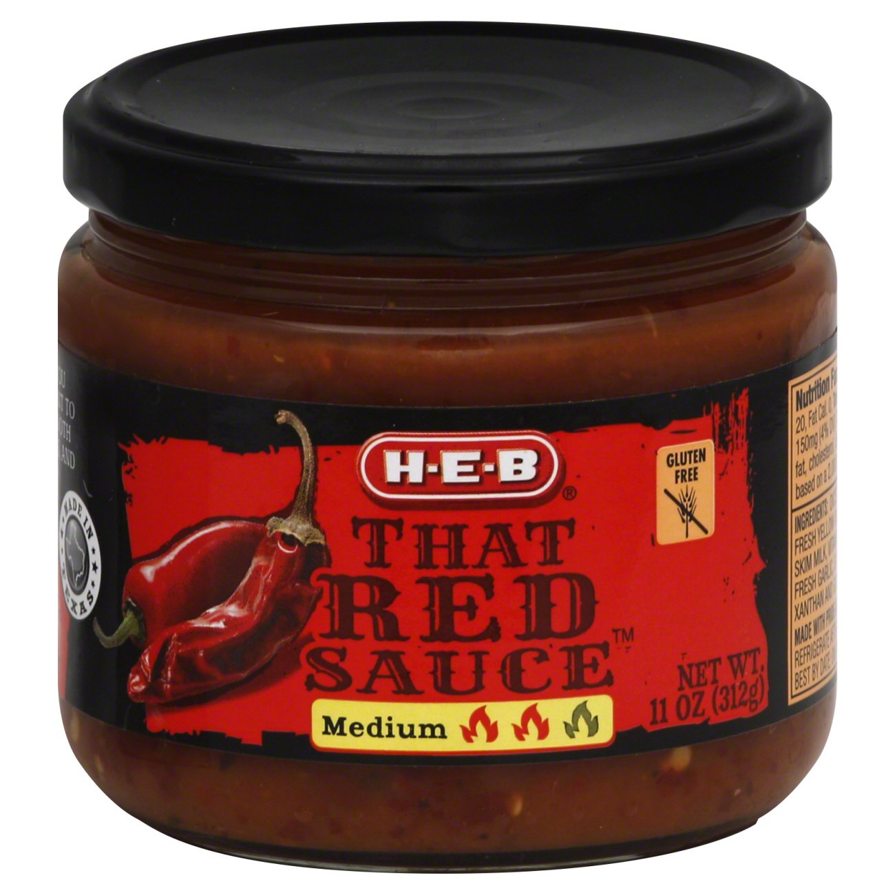 H-E-B That Red Sauce Medium - Shop Salsa & Dip at H-E-B
