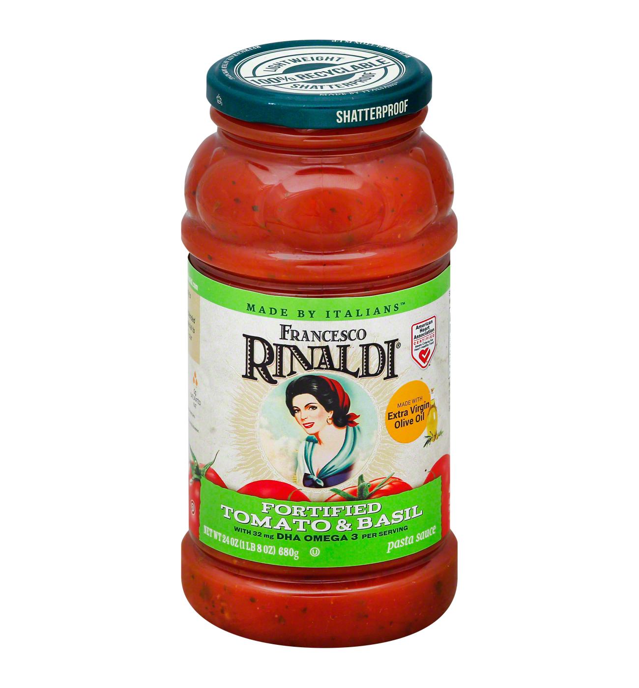 Francesco Rinaldi Fortified Tomato & Basil Pasta Sauce - Shop Pasta ...