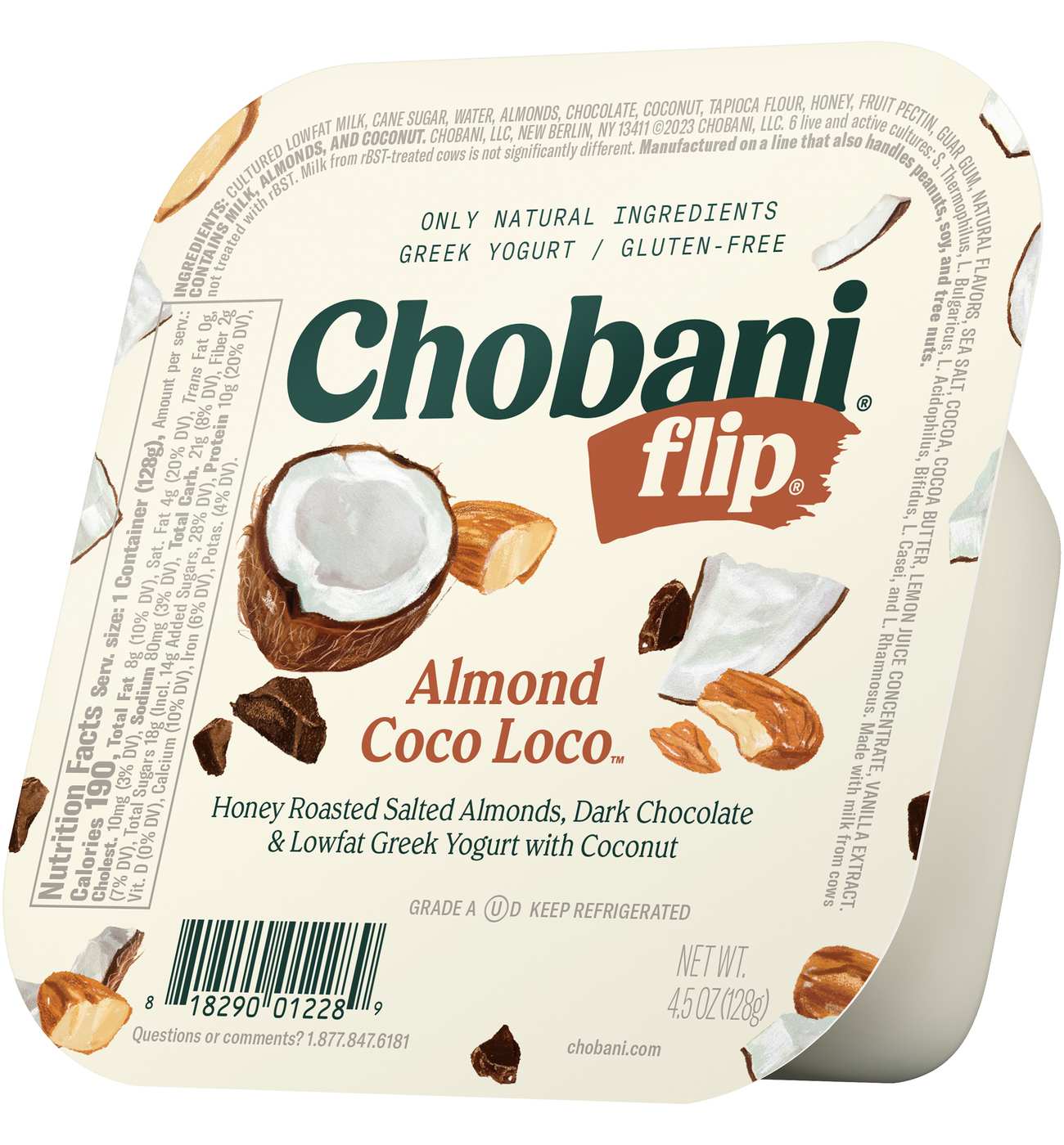 Chobani Flip Low-Fat Almond Coco Loco Greek Yogurt - Shop Yogurt at H-E-B