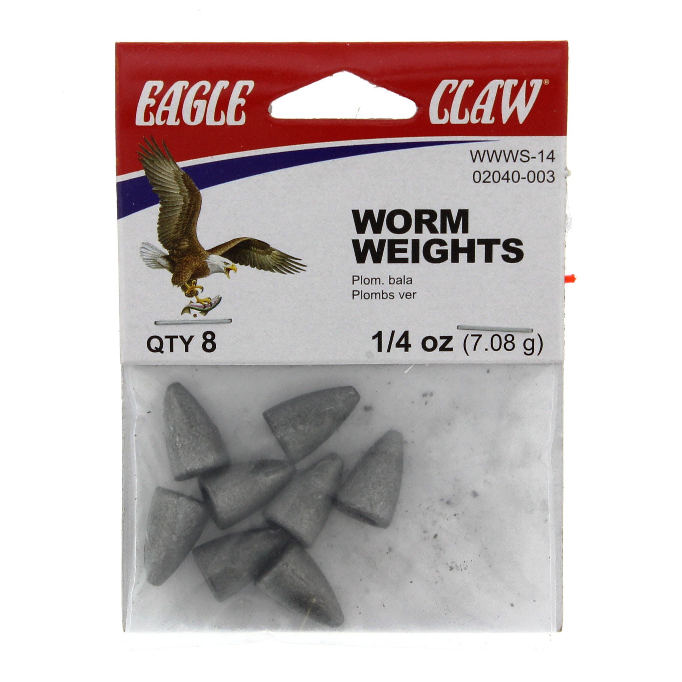 Eagle Claw 1/4 OZ Worm Weights - Shop Patio & Outdoor at H-E-B