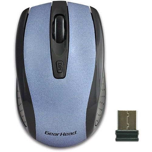Gear Head 2.4 GHz Wireless Optical Nano Mouse Blue - Shop Keyboards ...