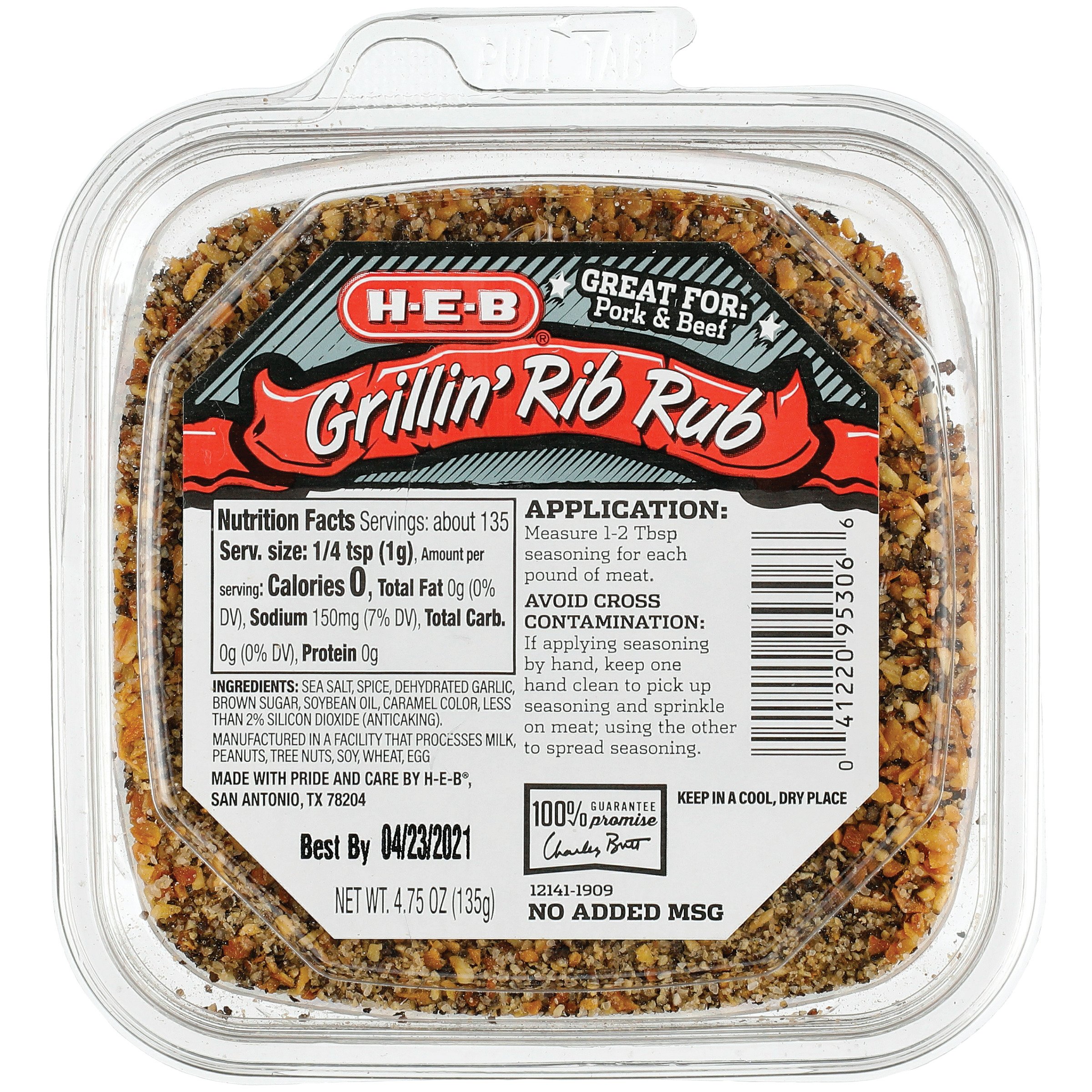 H-E-B Grillin' Rib Rub Seasoning - Shop Spice mixes at H-E-B