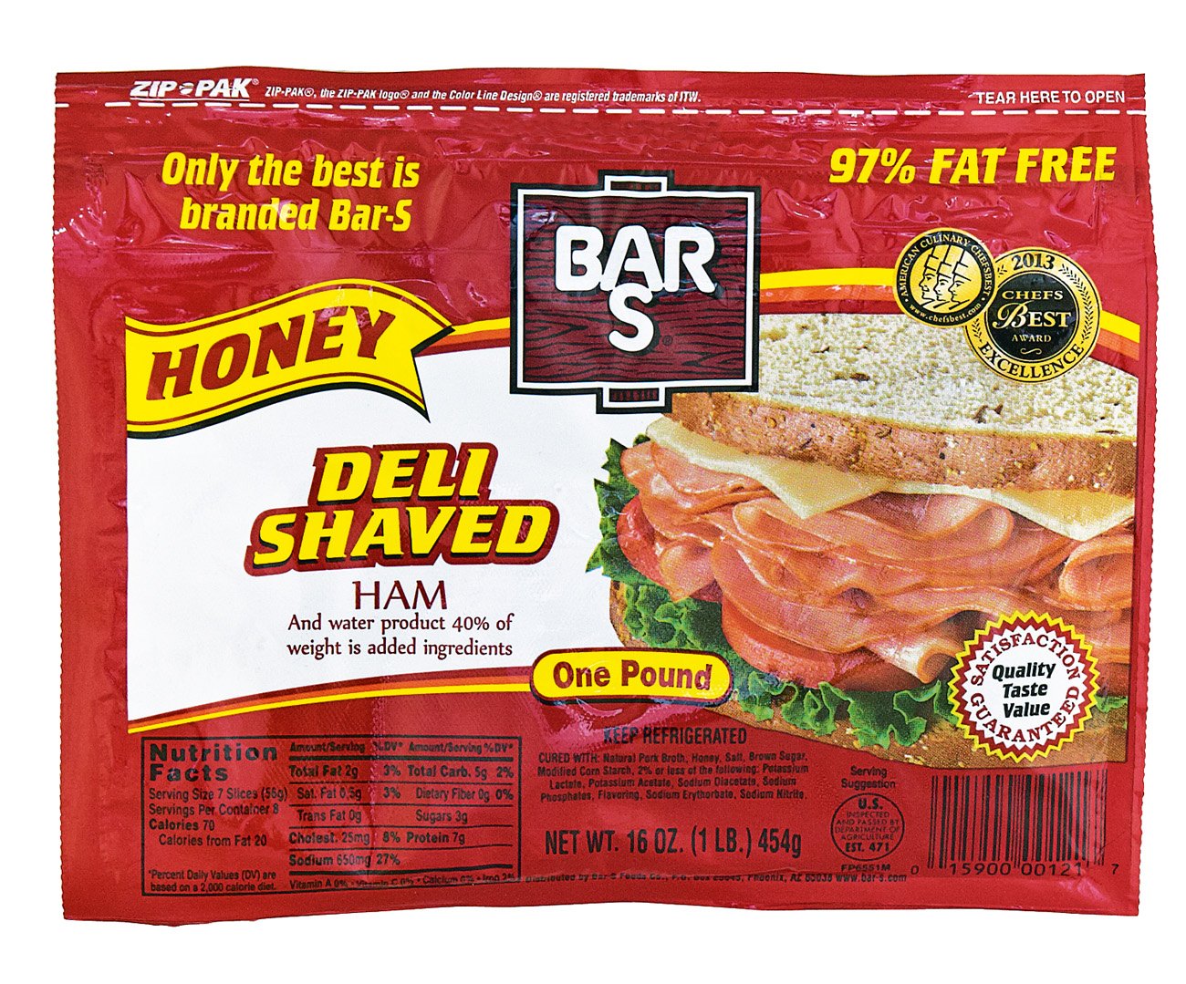 Bar S Deli Shaved Honey Ham Lunch Meat - Shop Meat at H-E-B