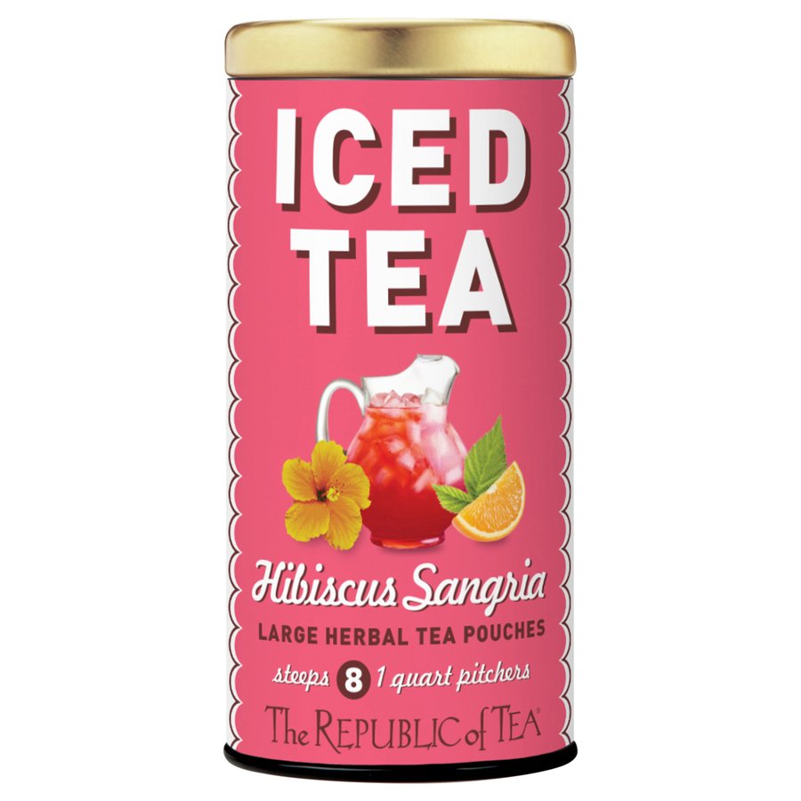 The Republic of Tea Iced Tea Hibiscus Sangria Herbal Tea - Shop Tea at ...