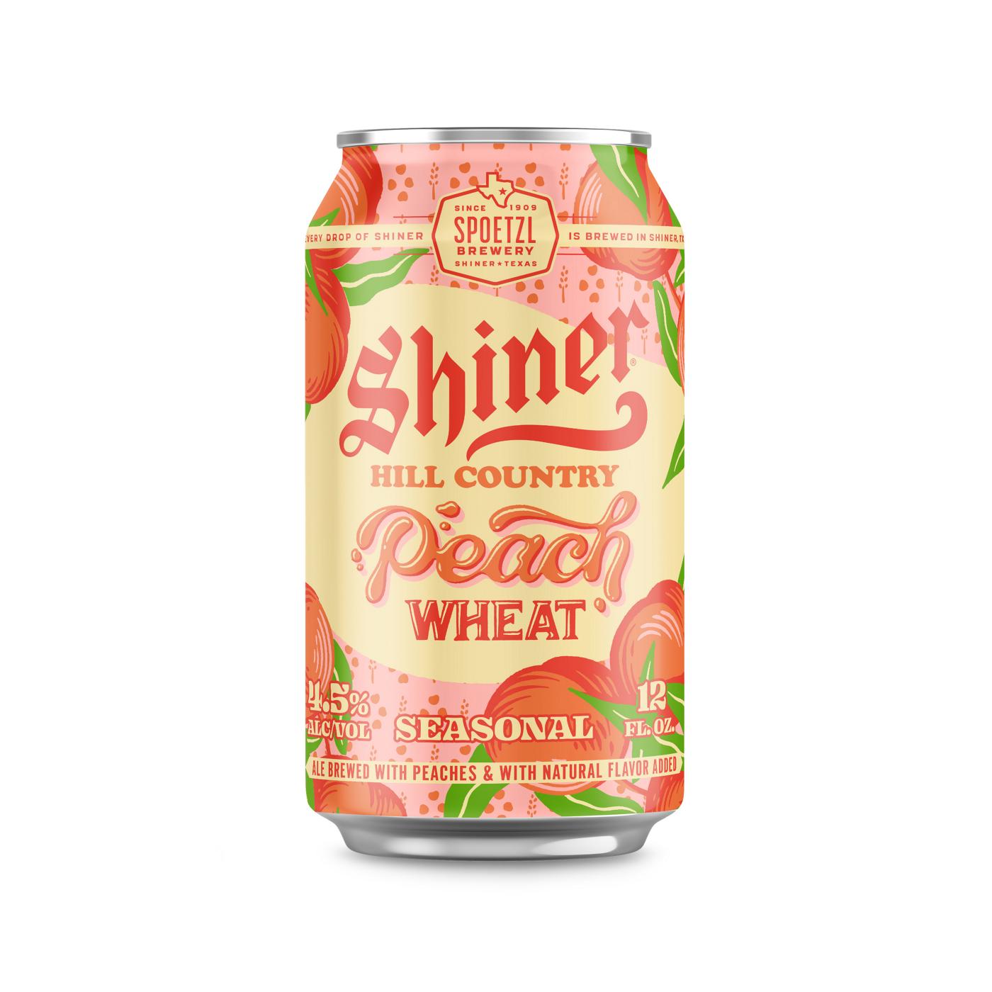 Shiner Seasonal Beer 12 pk Cans - Peach Wheat OR Lemonade Shandy - Shop ...