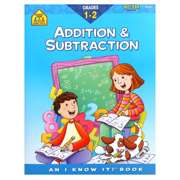 School Zone Grades 1-2 Addition And Subtraction Workbook - Shop Books ...