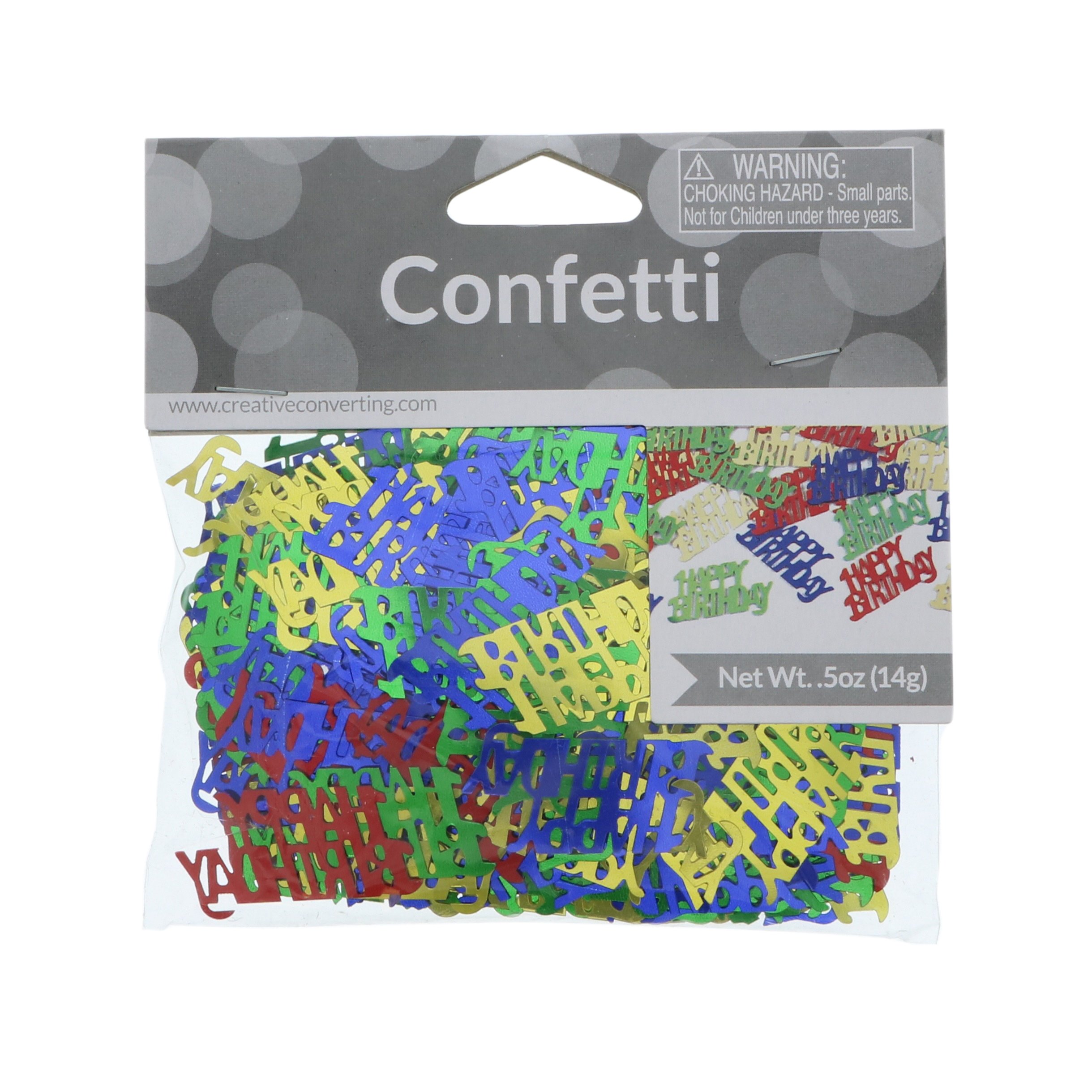 Creative Expressions Confetti Happy Birthday - Shop Party decor at H-E-B