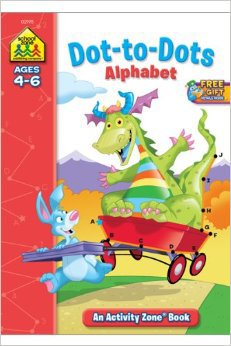 School Zone (Ages 4-6) Dot-to-Dot Alphabet Workbook - Shop Toys at H-E-B