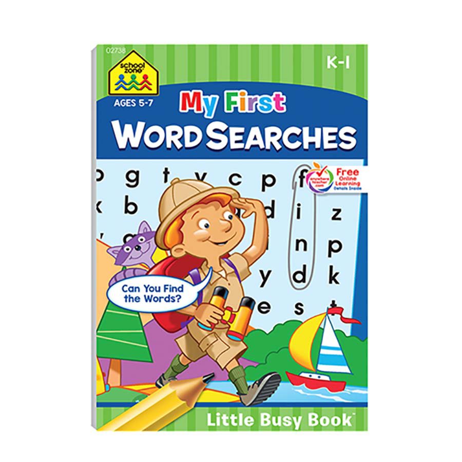 School Zone My First Word Searches Busy Book - Shop Books & coloring at ...