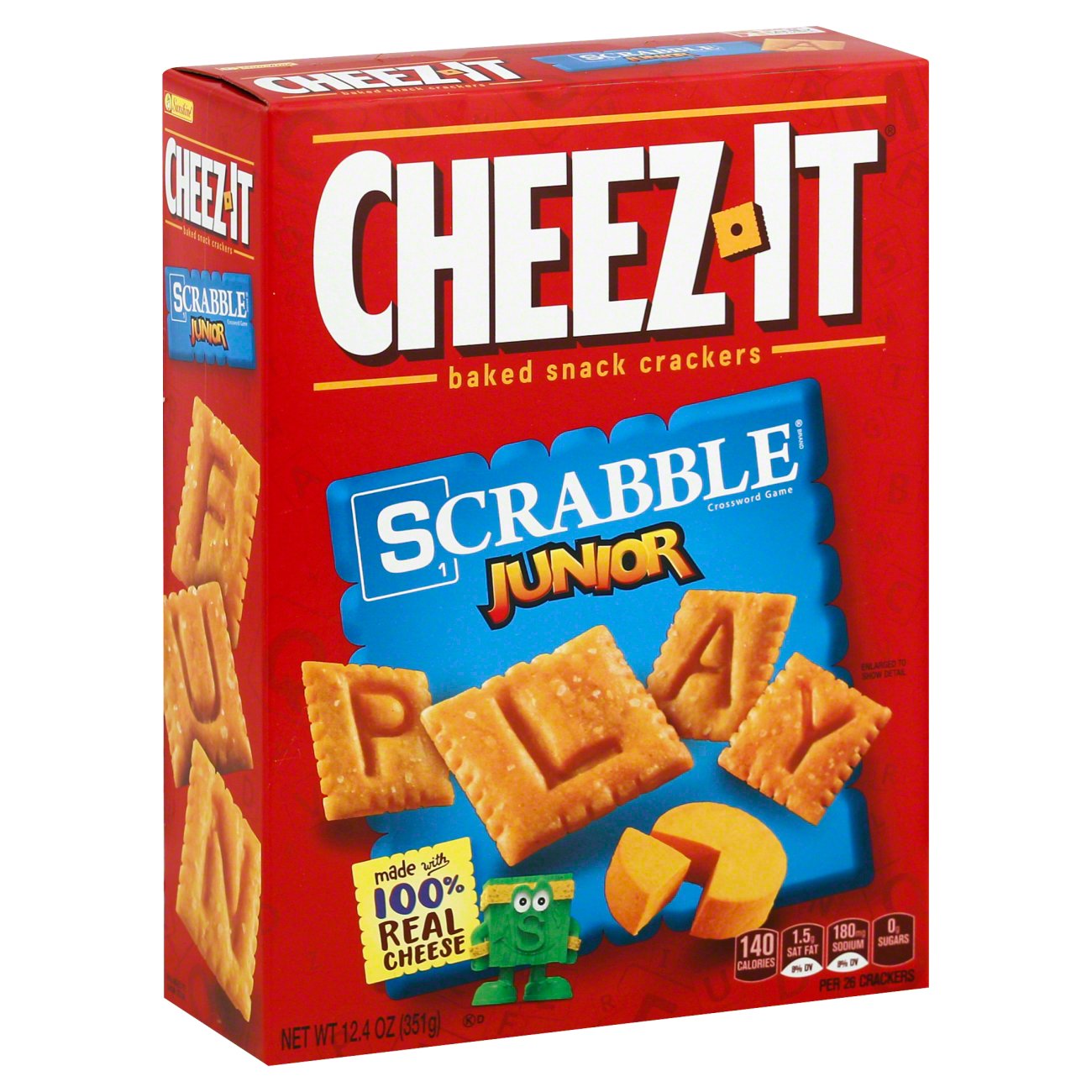 Sunshine Cheez-It Scrabble Junior Baked Snack Crackers - Shop Crackers ...