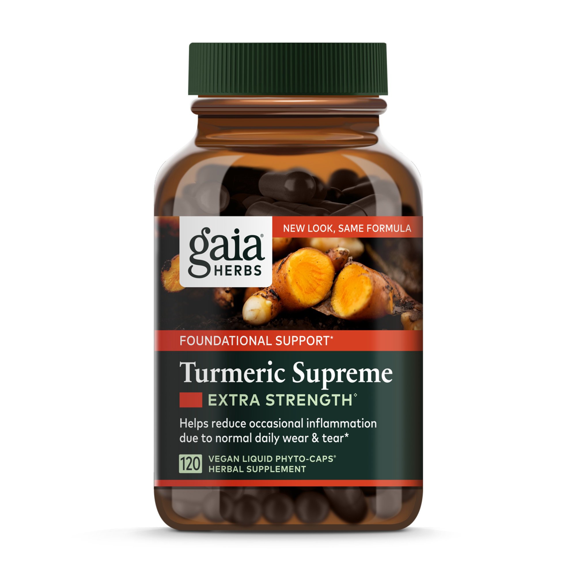 Gaia Herbs Turmeric Supreme Extra Strength Liquid Phyto-Caps - Shop ...