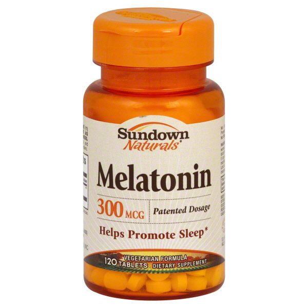 Sundown Naturals Melatonin 300 mcg Tablets - Shop Sleep & snoring aids ...
