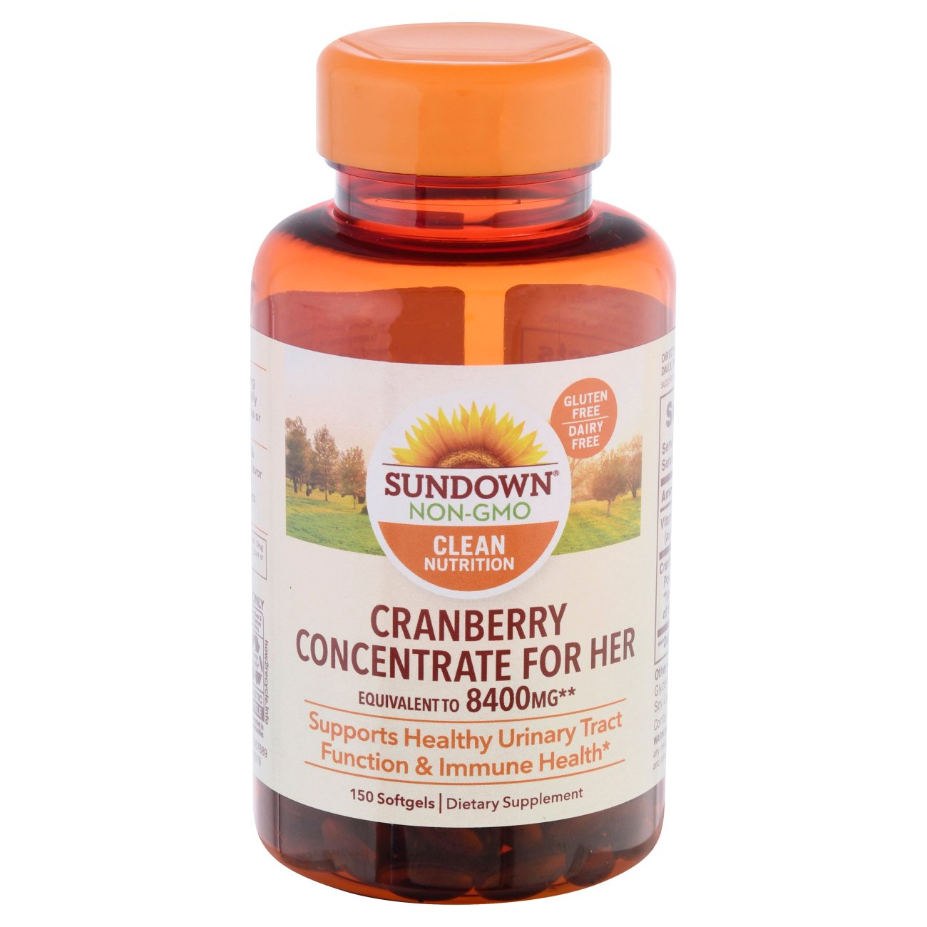 Sundown Naturals Cranberry Concentrate for Her 8400 mg Softgels - Shop ...