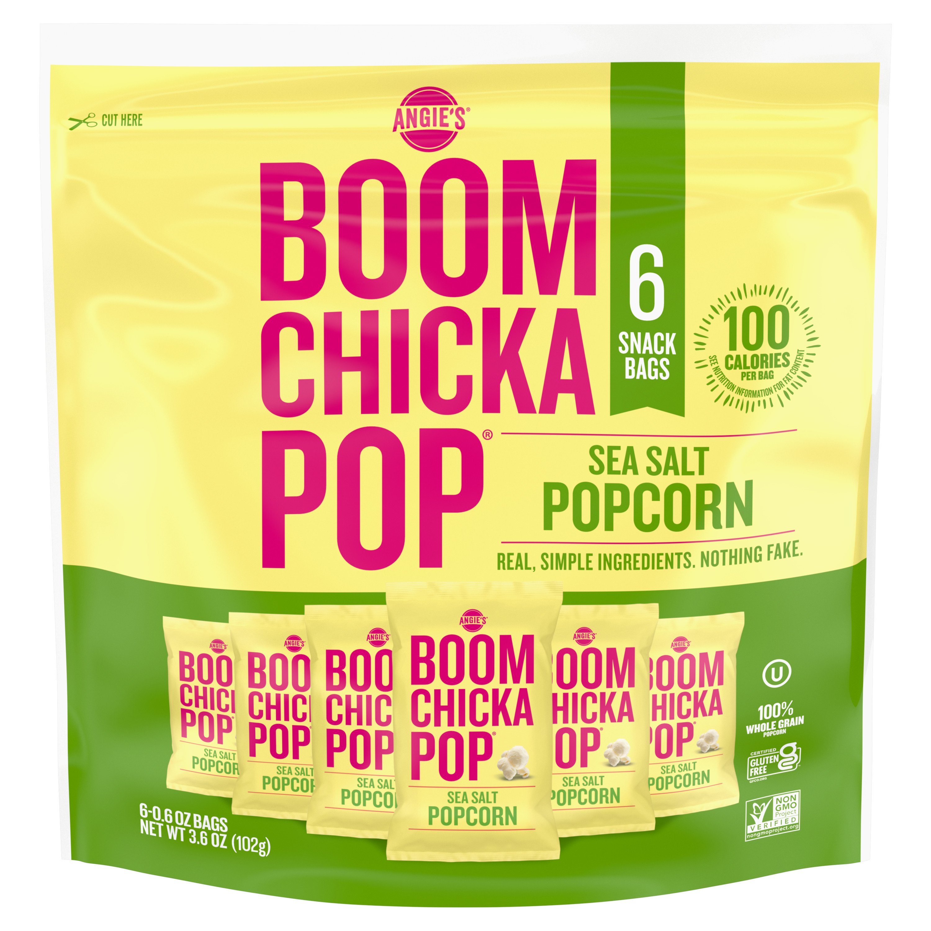 Angie's Sea Salt Popcorn - Shop Popcorn at H-E-B