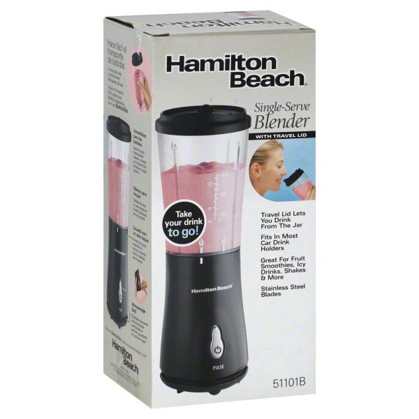Hamilton Beach Personal Creations Single-Serve Blender With Travel Lid ...