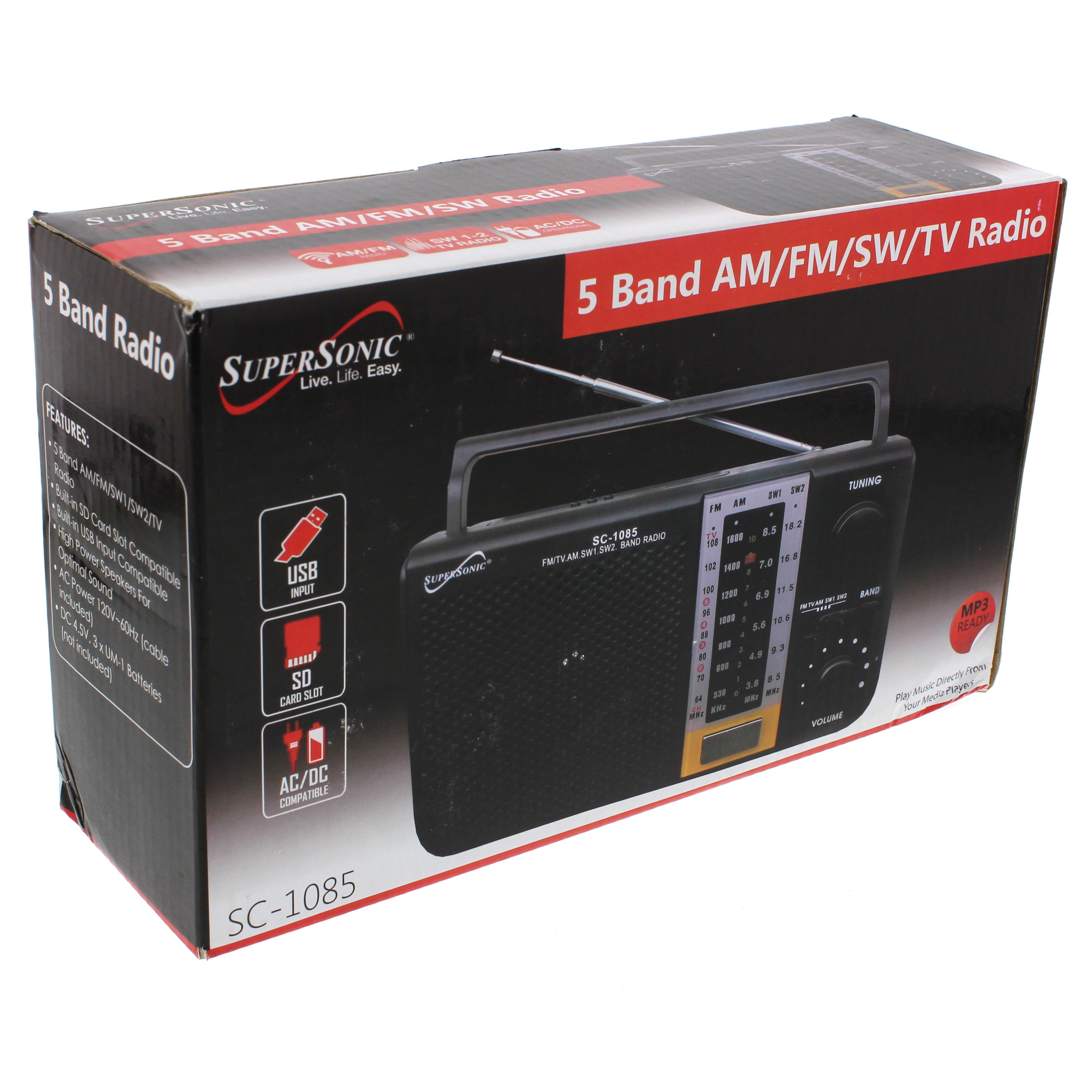 Supersonic 5 Band Radio - Shop Supersonic 5 Band Radio - Shop ...