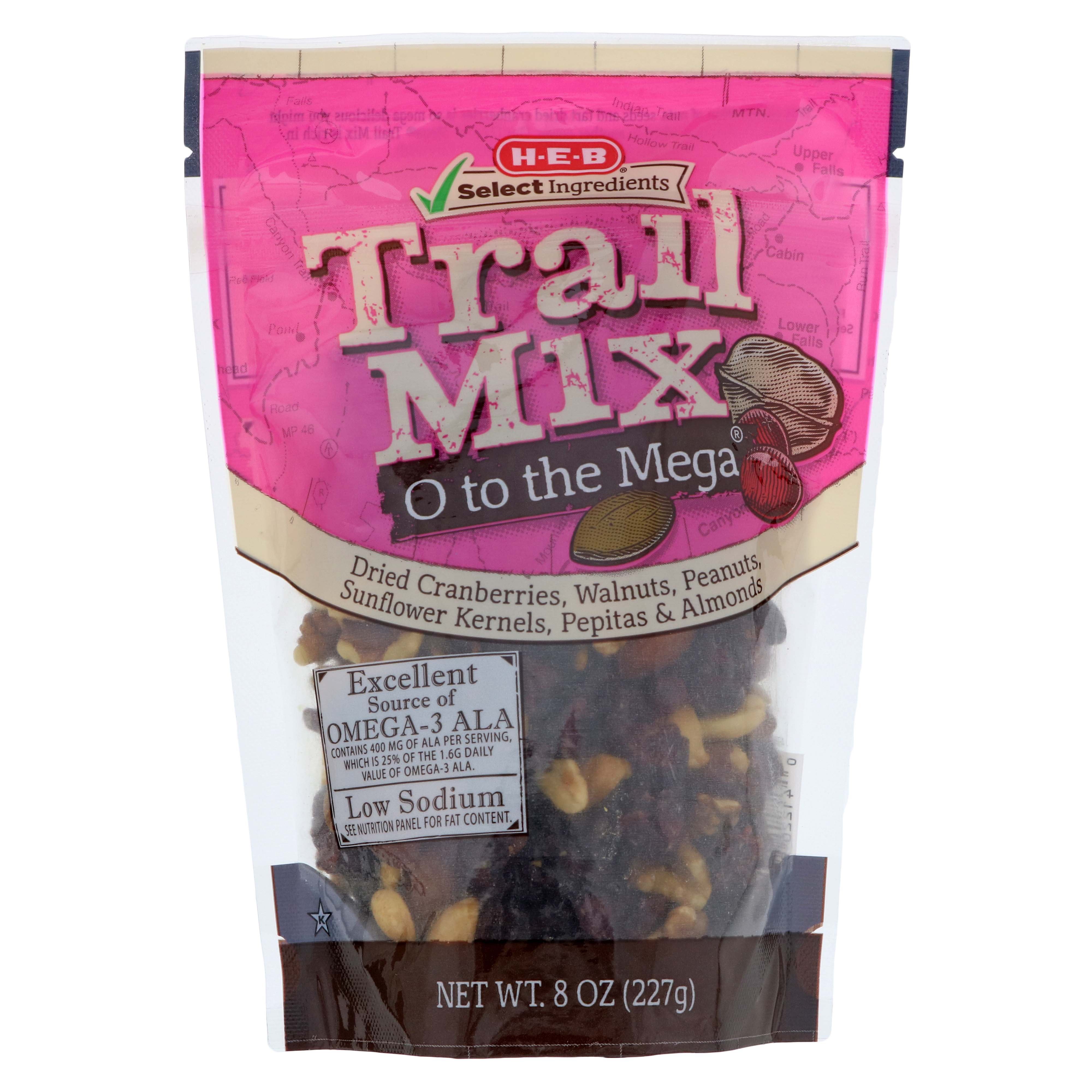 H-E-B Select Ingredients O To The Mega Trail Mix, 8 oz | Central Market ...