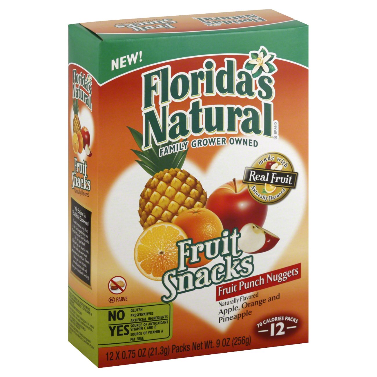 Florida's Natural Fruit Punch Nuggets Fruit Snacks - Shop Fruit snacks ...