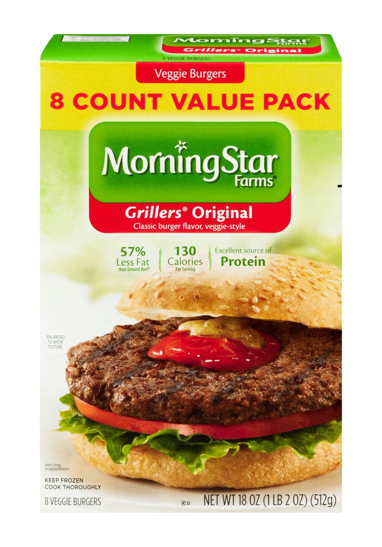 MorningStar Farms Grillers Original Value Pack - Shop Meat alternatives ...